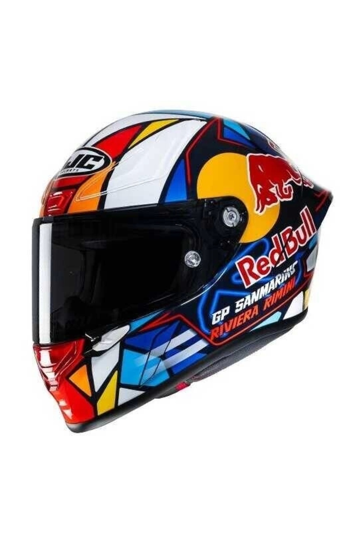 HJC Rpha1 Kask Red Bull Mısano Gp Siyah Vizörlü ( 1 Şeffaf Vizör ...