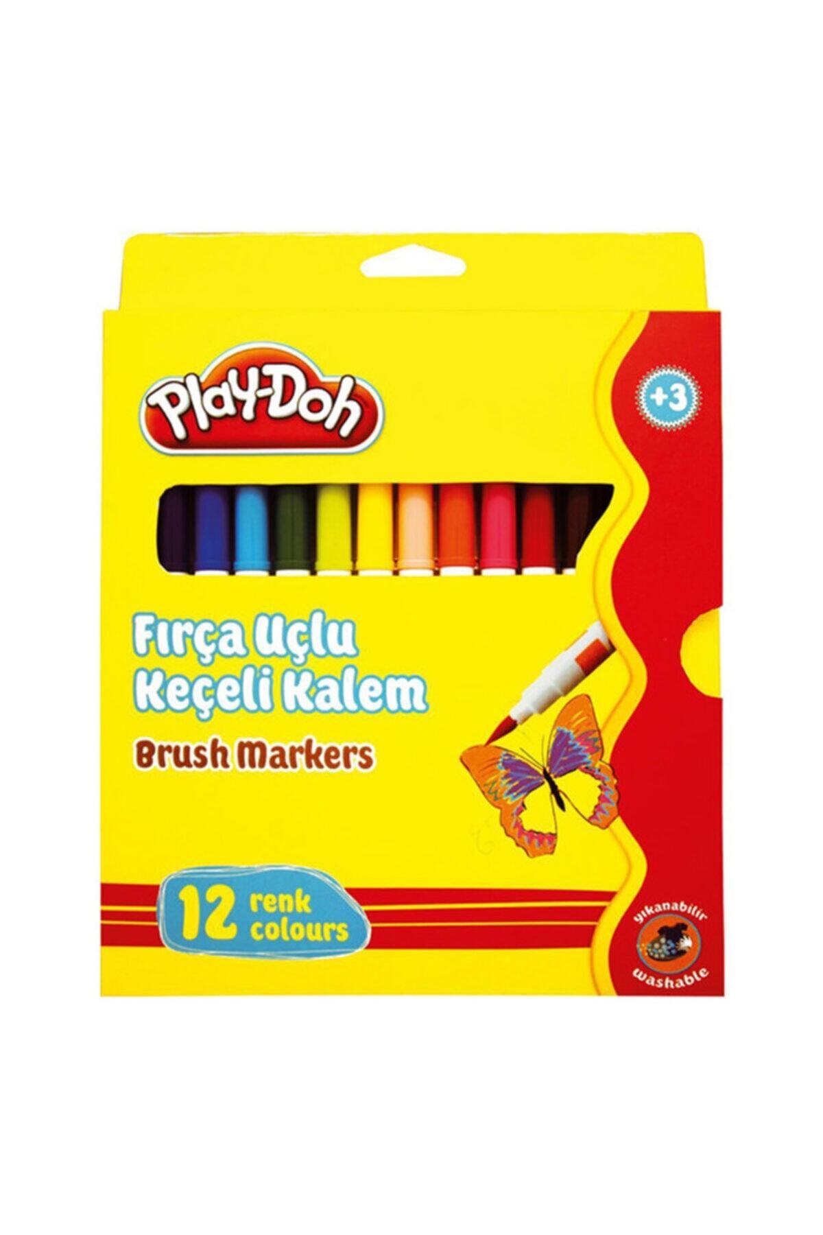 Hasbro Play-doh Keçeli Kalem 12 Renk Fırça Uçlu - Fiyatı, Yorumları