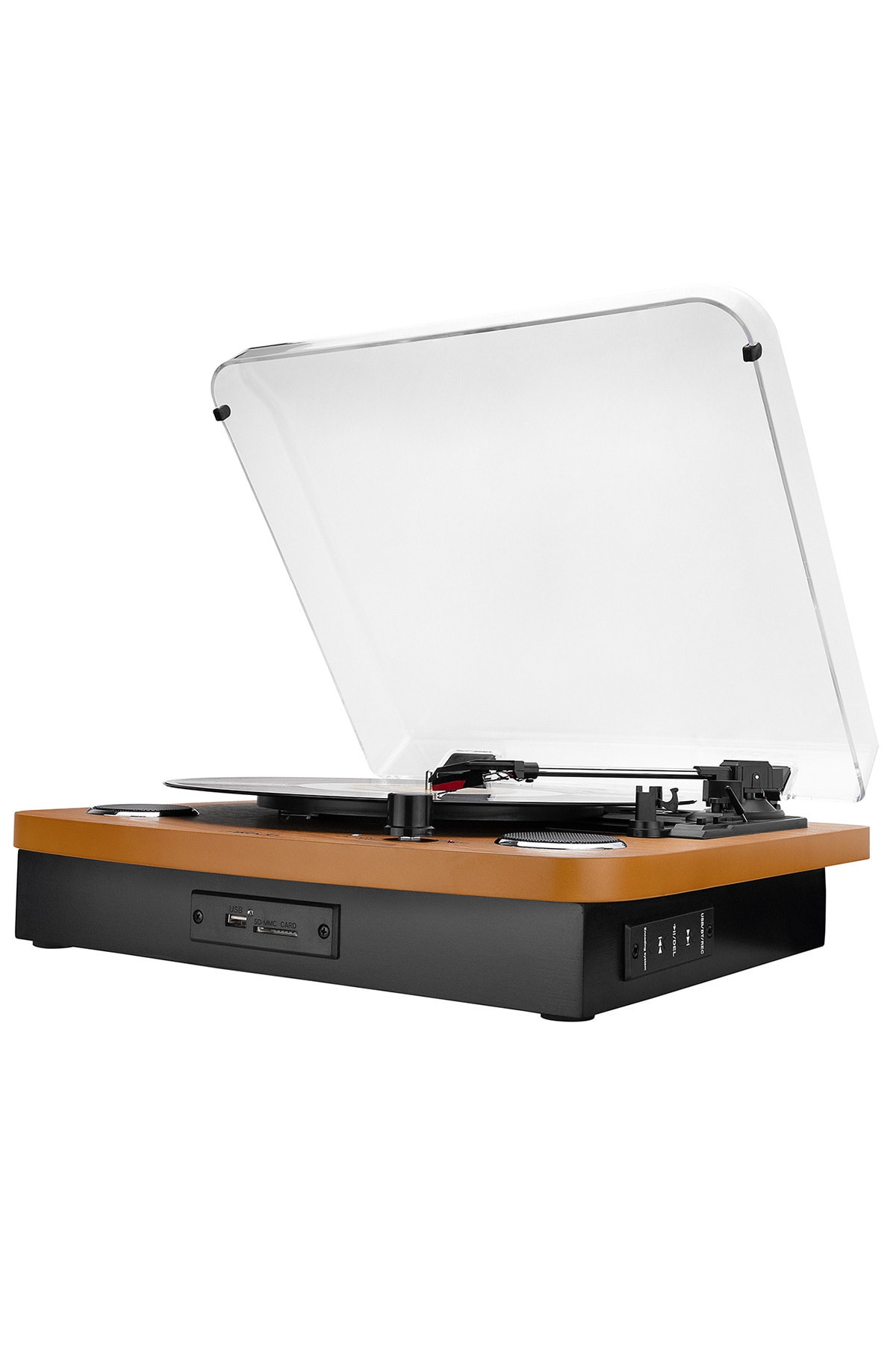 Mikado Mn-p235 Voyager Retro Ahşap Pikap Bluetooth Usb Hafıza Kartı Aux Dahili Hoparlör Fiyatı ...