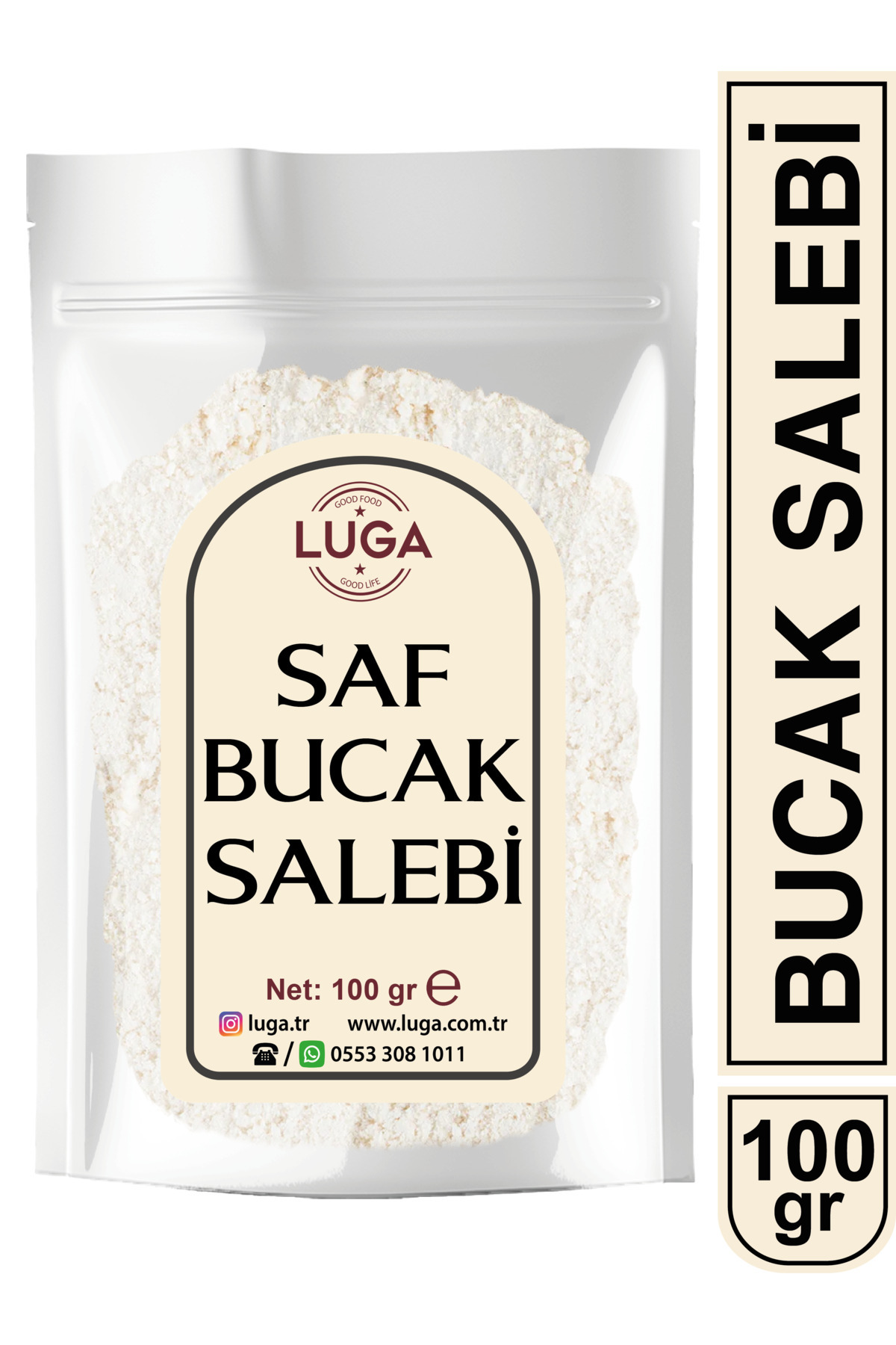 Luga Saf Bucak Salebi 100 gr - % 100 Doğal Toz Sahlep, Salep - Fiyatı ...