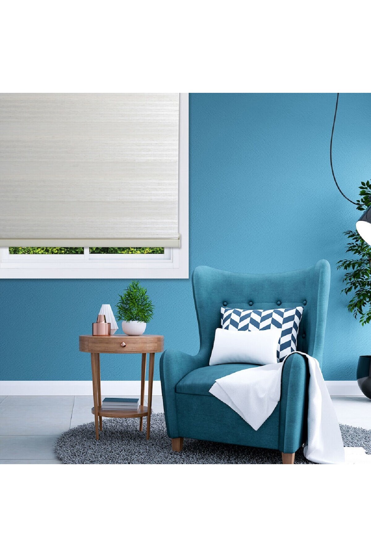 CSB STORE Keten Zebra Stor Krem - Fiyatı, Yorumları