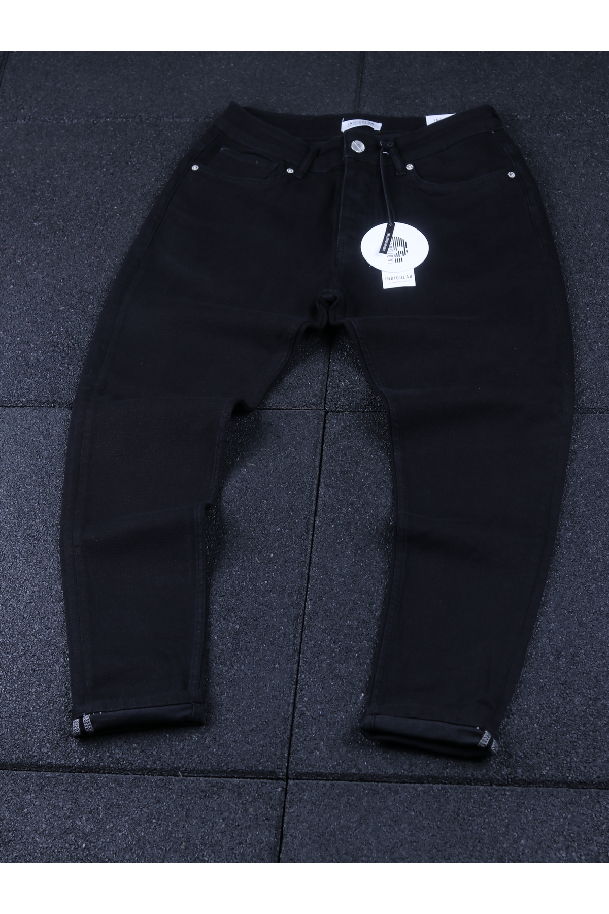 INDIGOLAB erkek siyah Jeans denim pantolon - Fiyatı, Yorumları