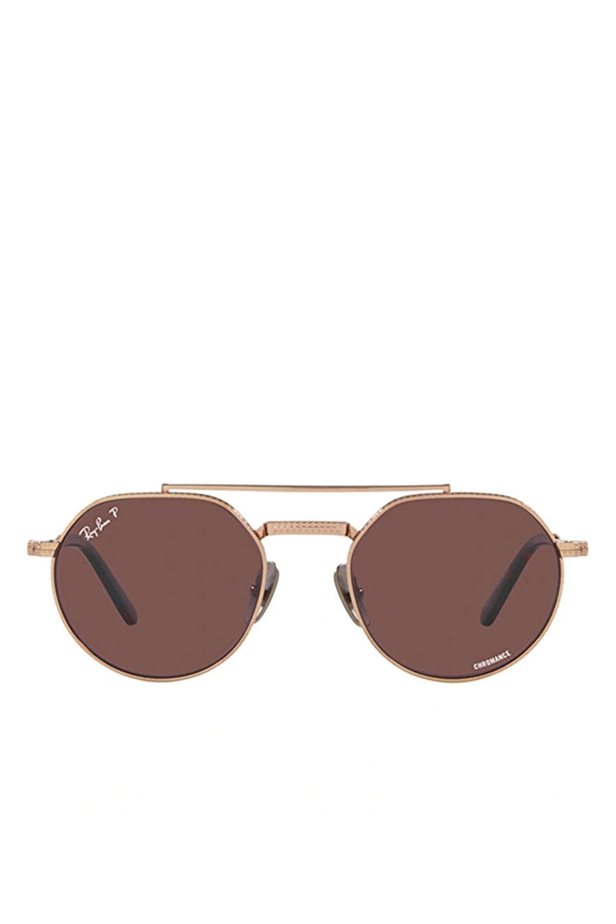 Ray-Ban Jack II Titanium RB8265 Geometrik Altın Polarize Unisex Güneş ...