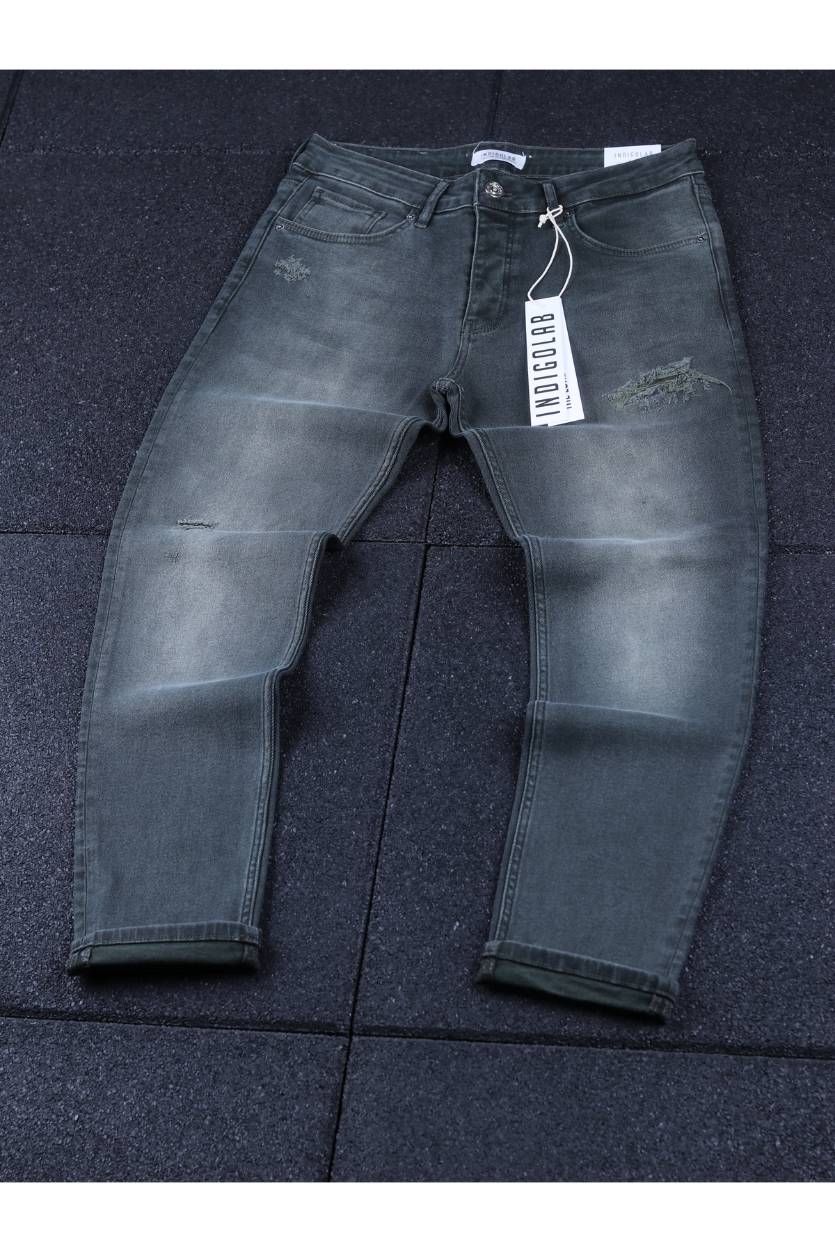 INDIGOLAB erkek Haki denim pantolon - Fiyatı, Yorumları
