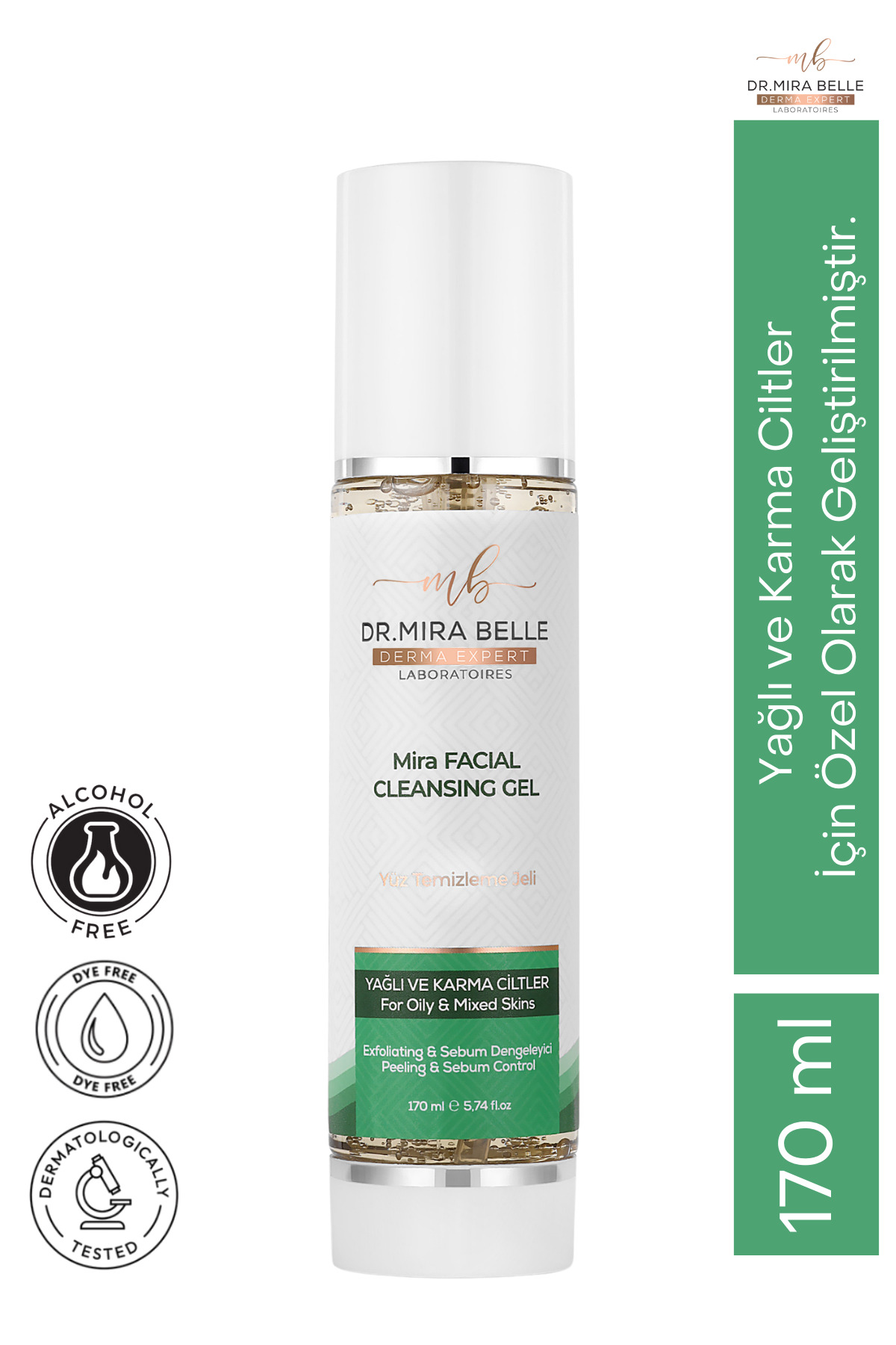 Dr. Mira Belle Derma Expert Yağlı & Karma Ciltler İçin Peeling Etkili ...
