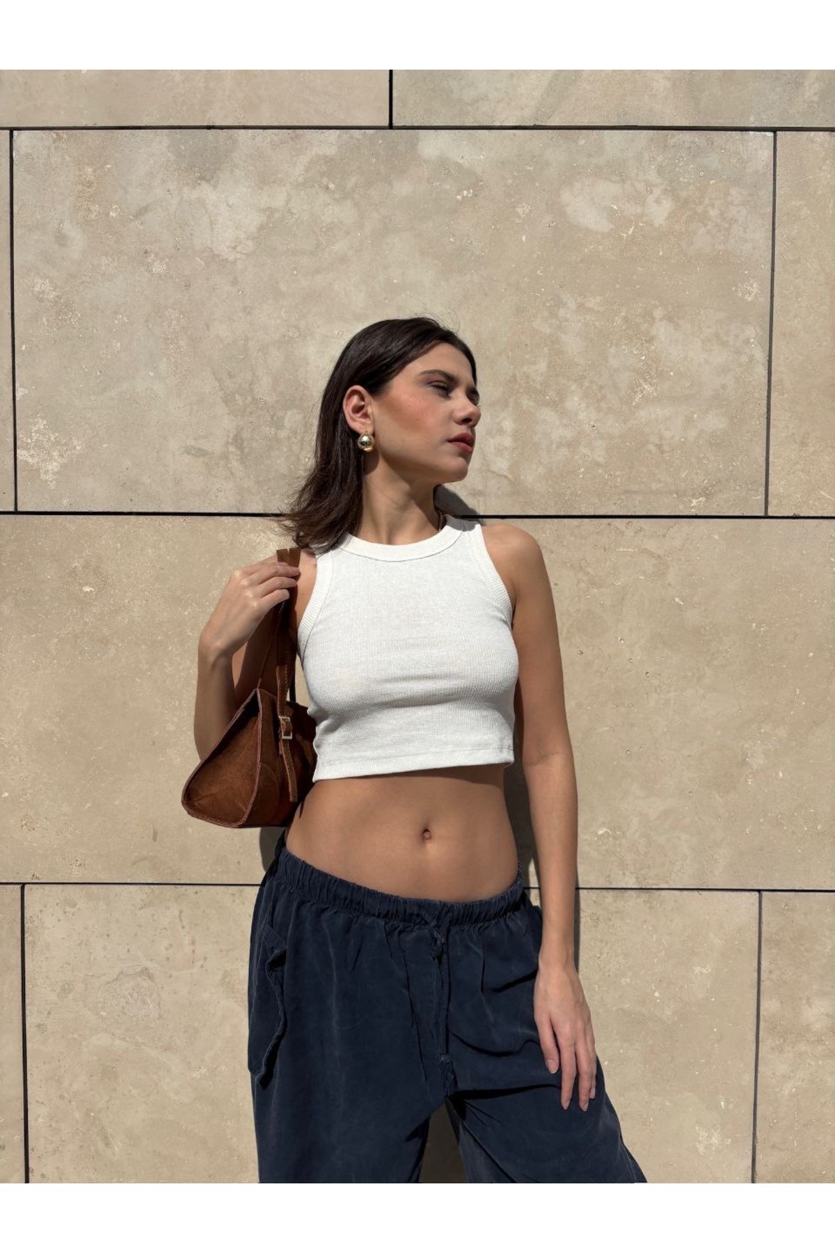 Mels Halter Yaka Kolsuz Crop - Fiyatı, Yorumları