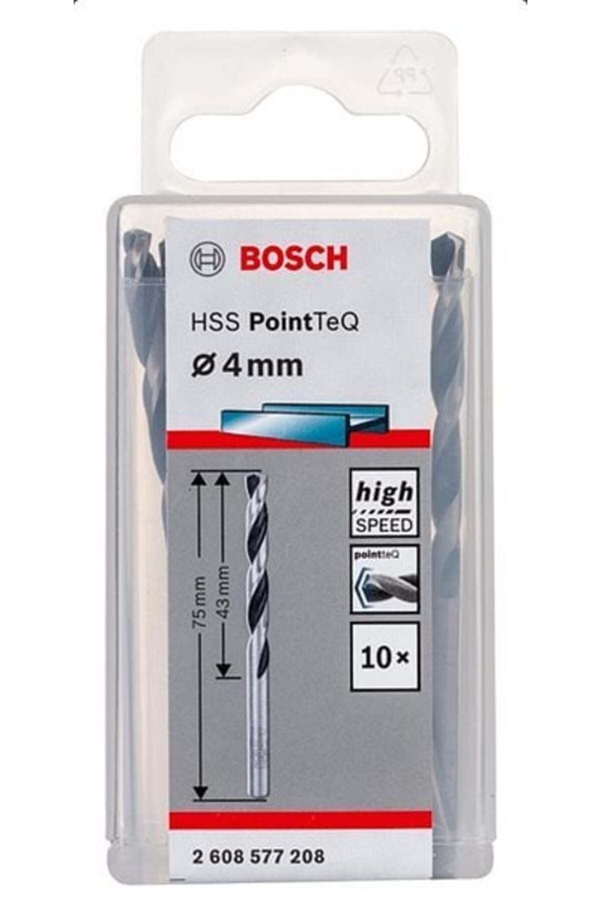 Bosch - Hss-pointeq Metal Matkap Ucu 4,0 Mm 10'lu - Fiyatı, Yorumları