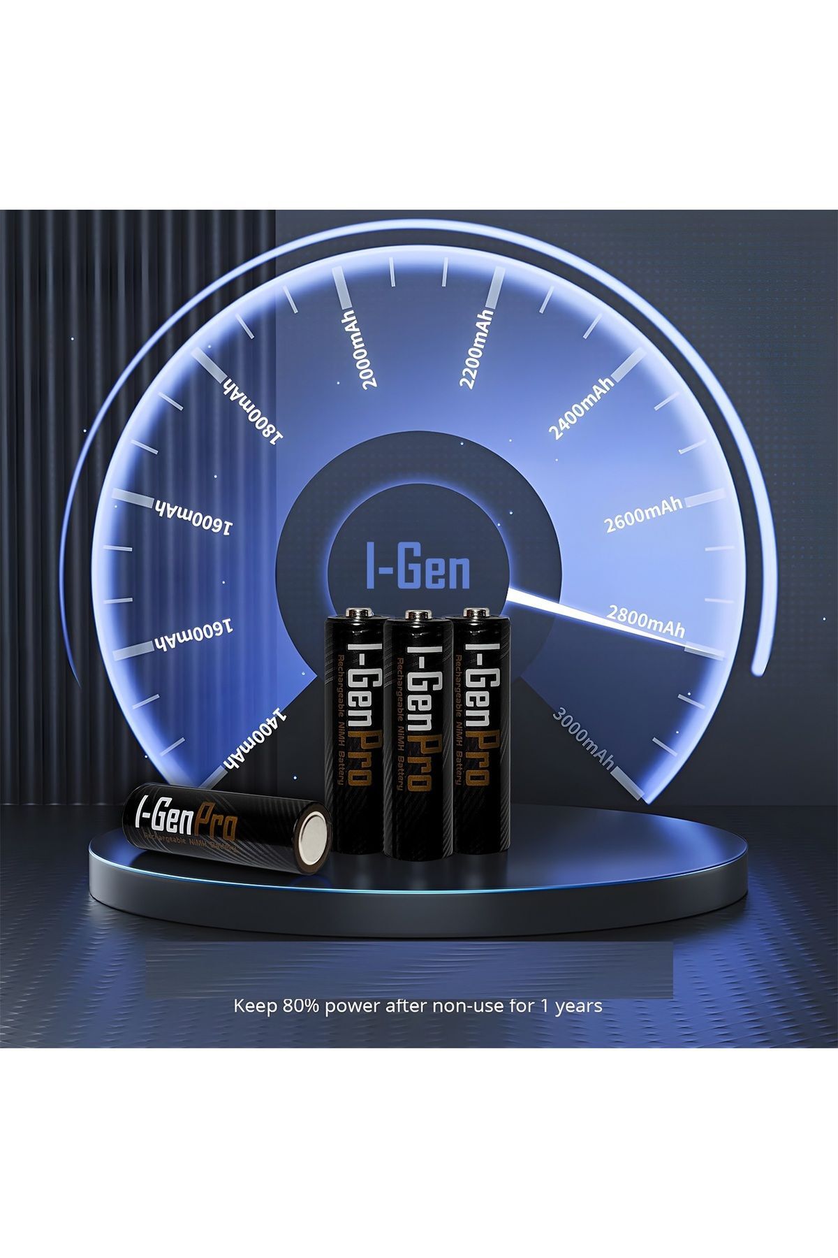 I Gen I-gen Pro P133 16 Adet Aa 2950 Mah Şarj Edilebilir Kalem Pil 1.2v ...