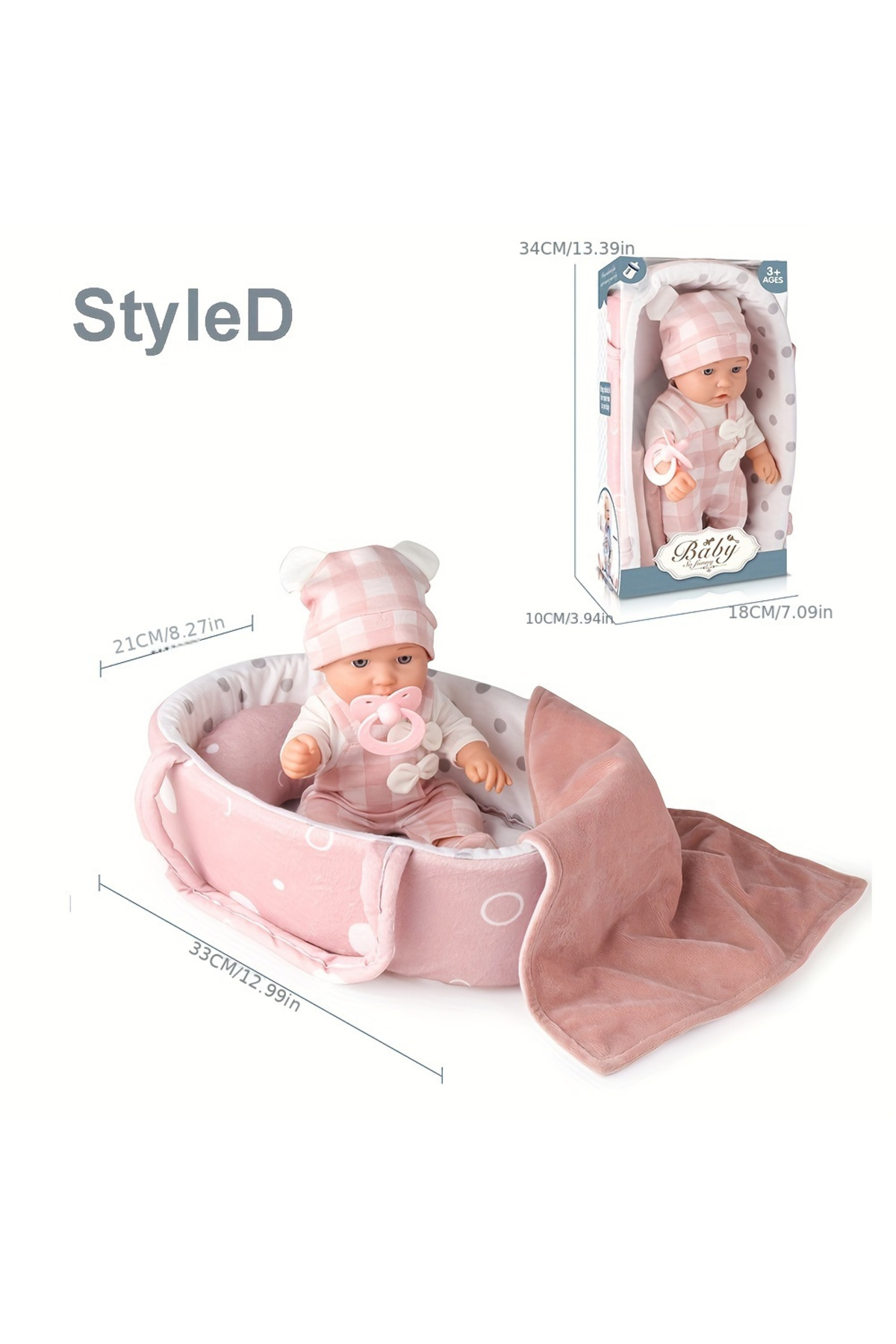 Choice StyleD 12''/30cm Baby Doll Playset in Gift Box with Accessories ...