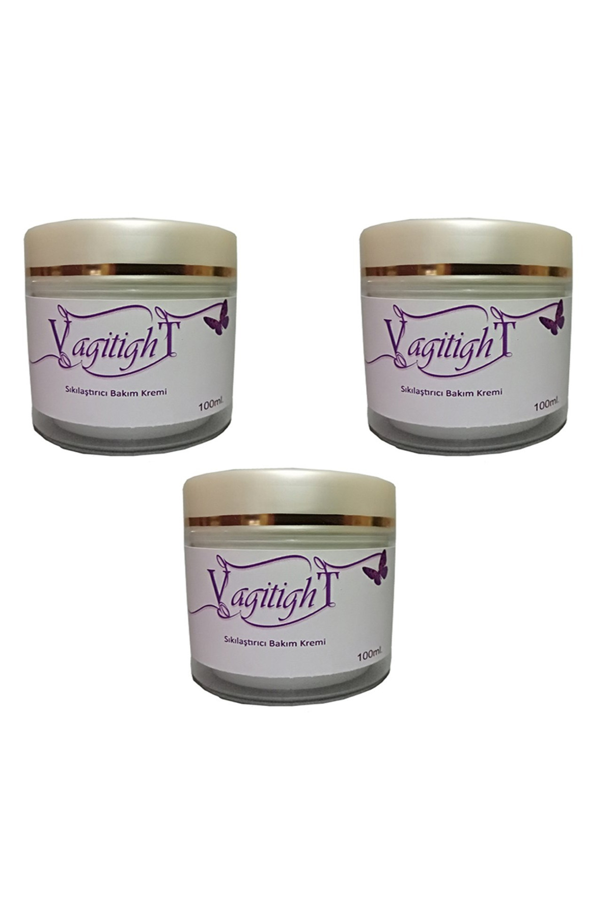 Vagitight Kadınlar İçin Genital Bölge Şekillendirici Krem 100 ml X 3 ...
