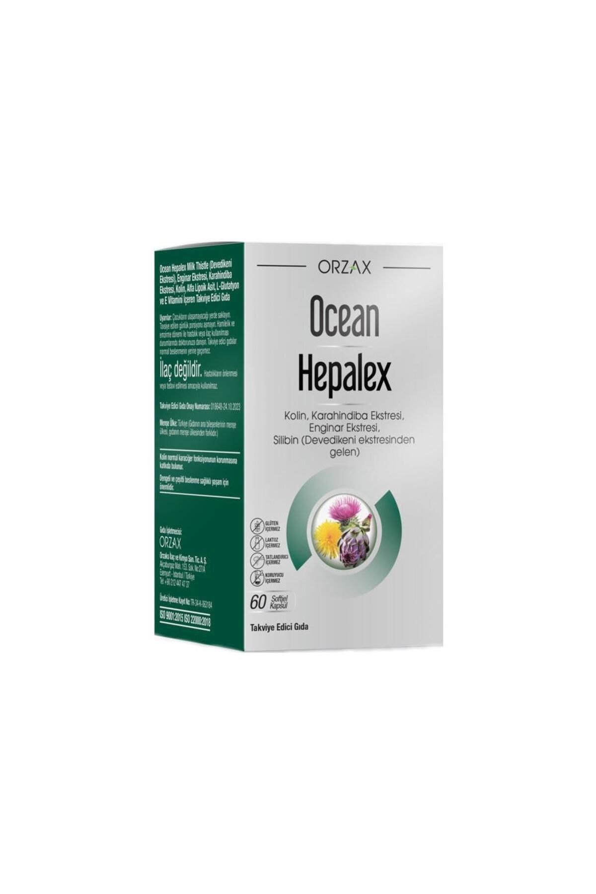Orzax Ocean Hepalex 60 Softgel Kapsül - Fiyatı, Yorumları