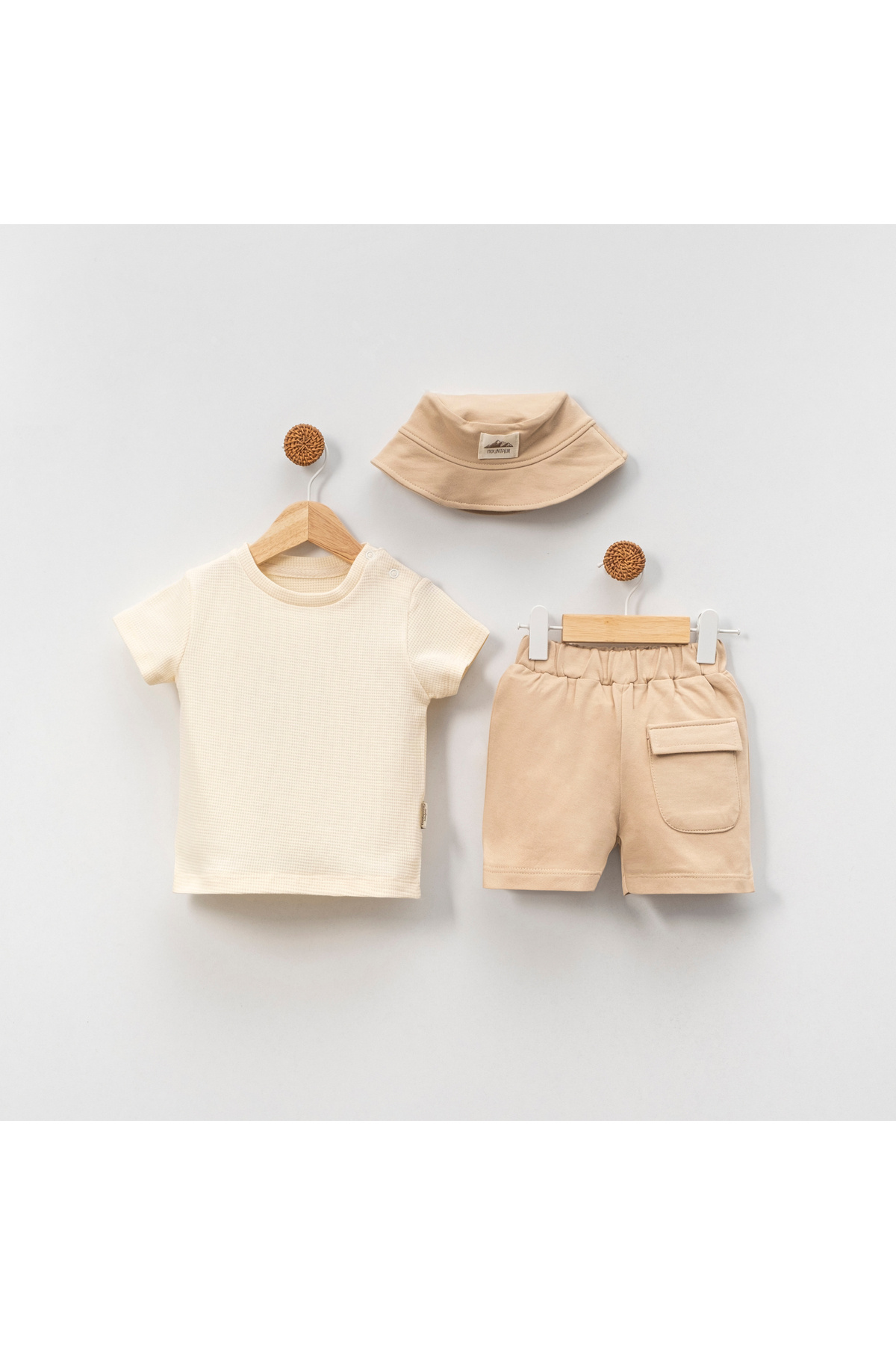 Adda Baby Kısa Kollu Şortlu 3'lü Pamuk Erkek Takım - Fiyatı, Yorumları