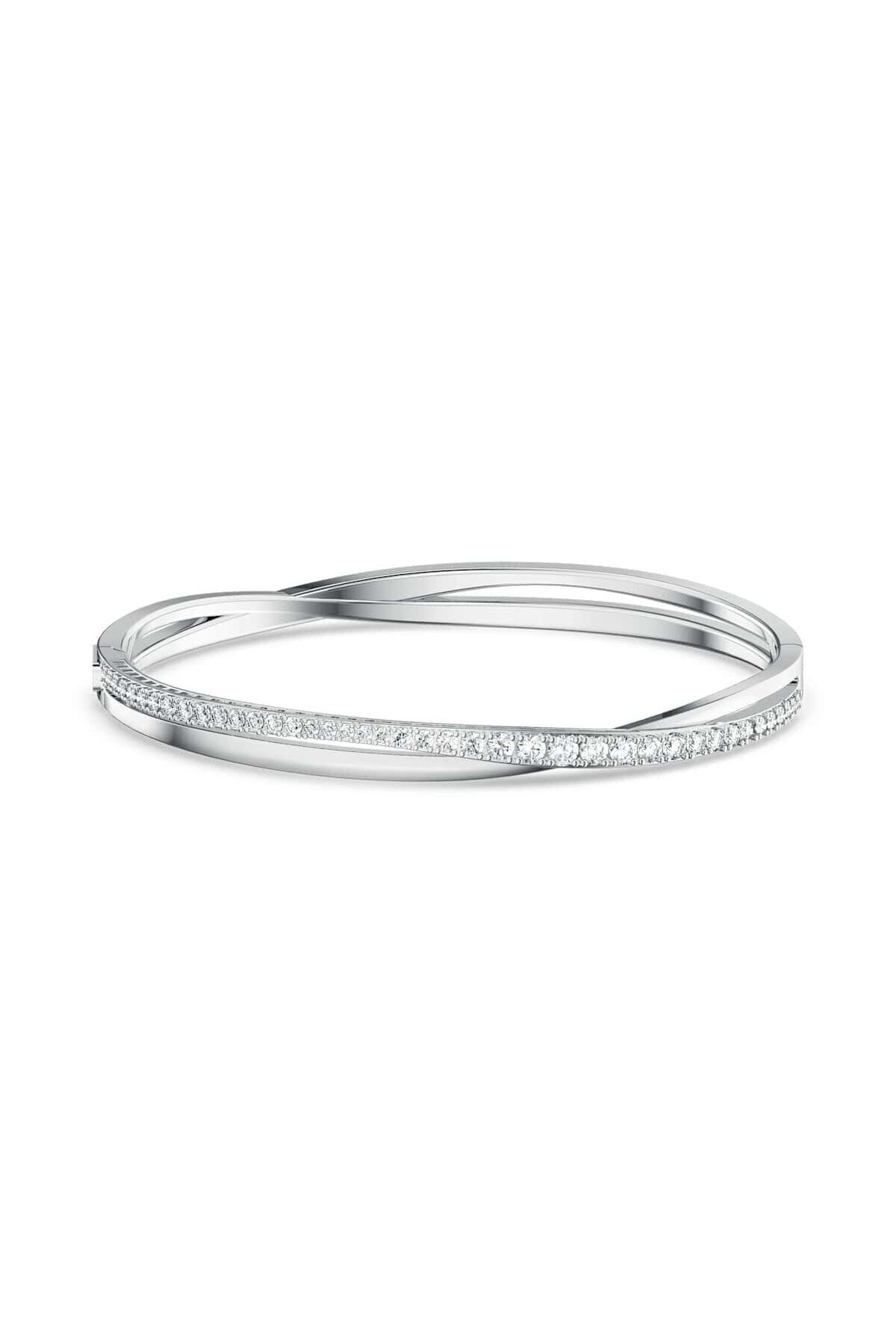 Swarovski 5565210 Bilezik Twıst-bangle Rows Czwh-rhs M - Fiyatı, Yorumları