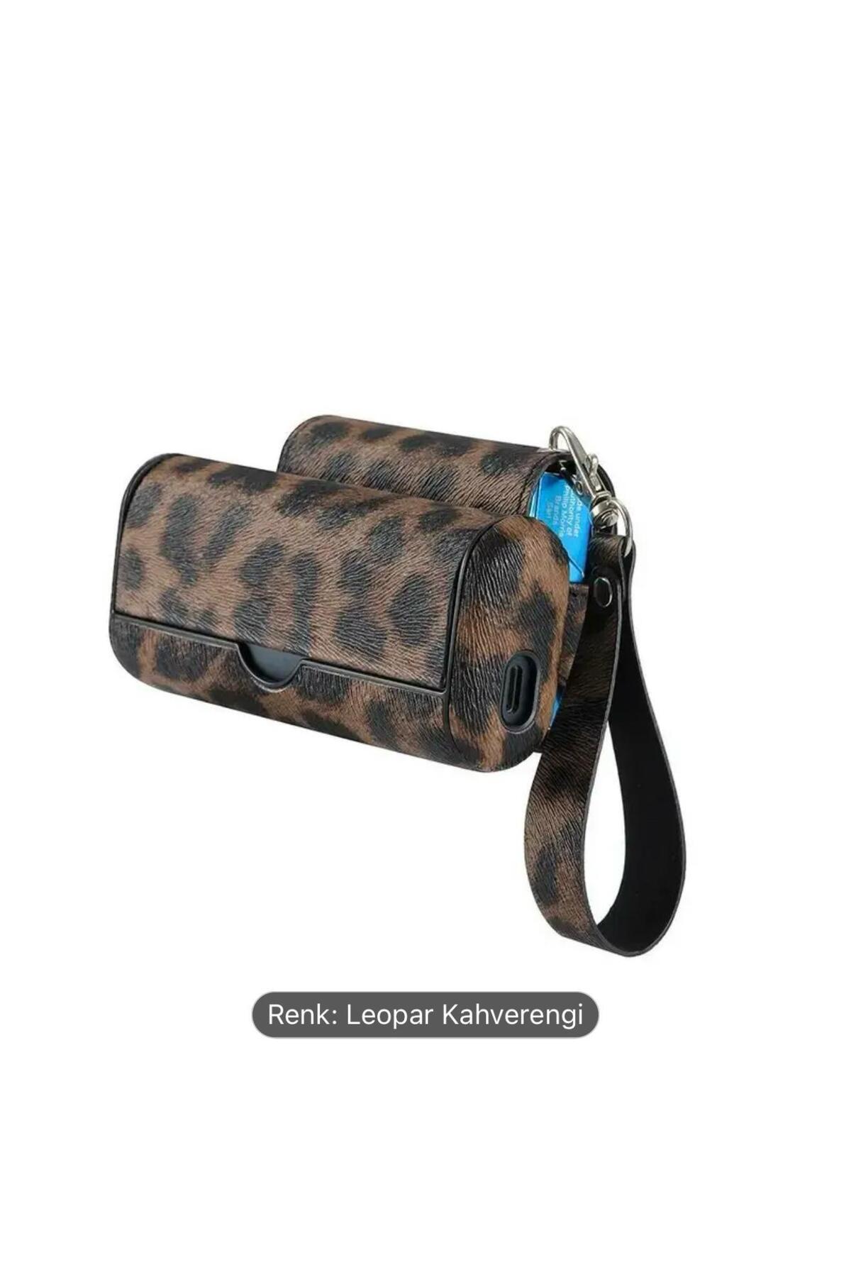 blackmount IQOS iLUMA Prime Leopar Kahverengi renk kılıf kapak terea ...