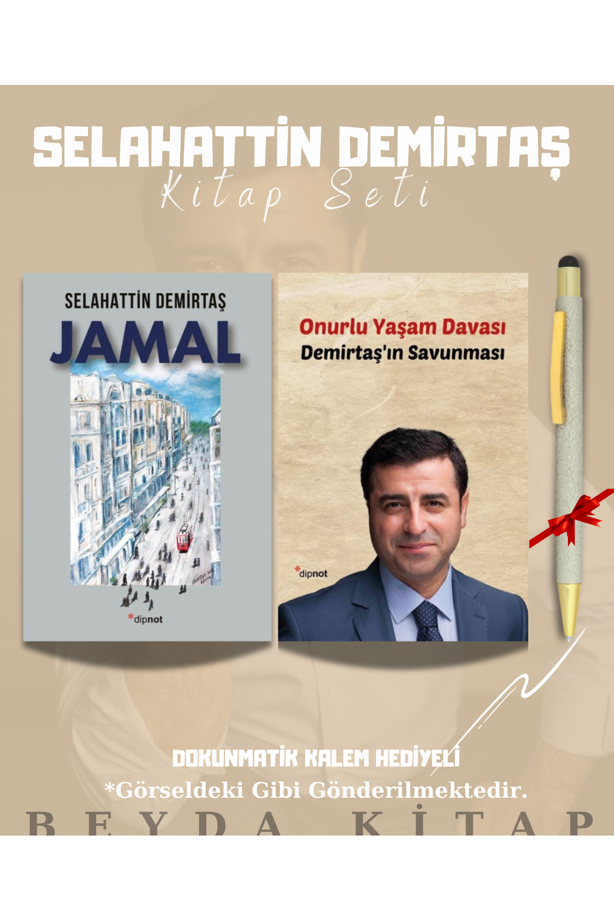 Dipnot Yayınları Jamal - Demirtaşın Savunması - Selahattin Demirtaş - Kitap Seti - Kalem ...