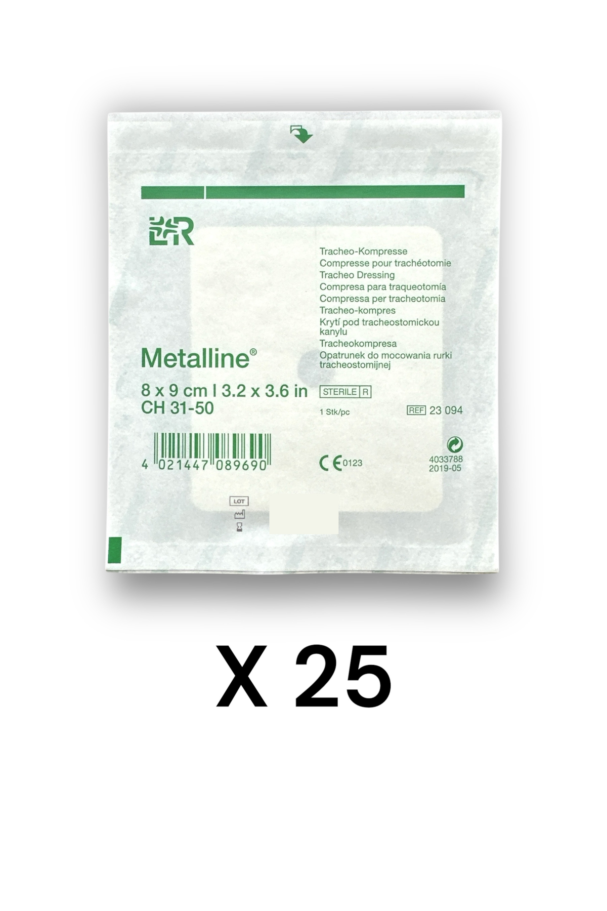 Genel Markalar Metalline Trakeostomi Kanül Pedi 8 X 9 Cm - Ref 23094 ...