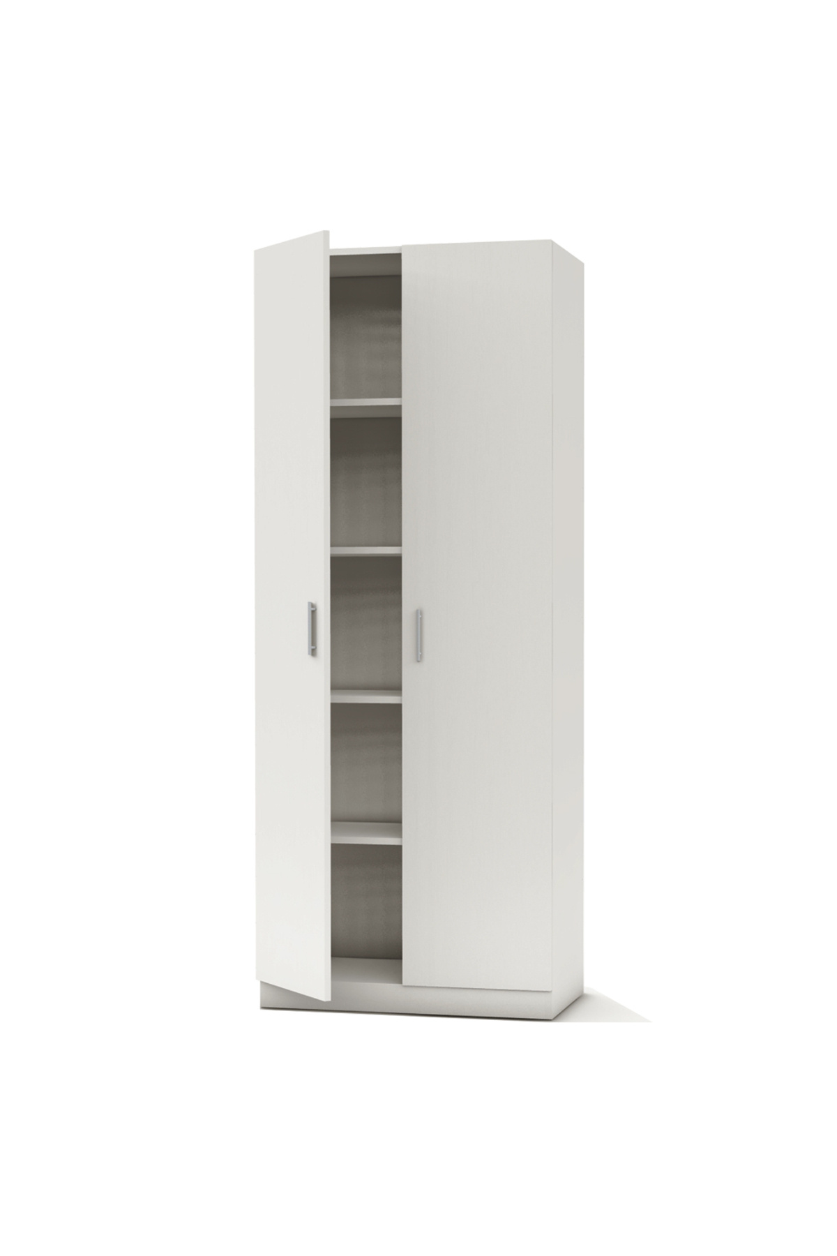 Mahmayi 2 Door Full Height Cabinet, Modern Storage Solution With 4 ...