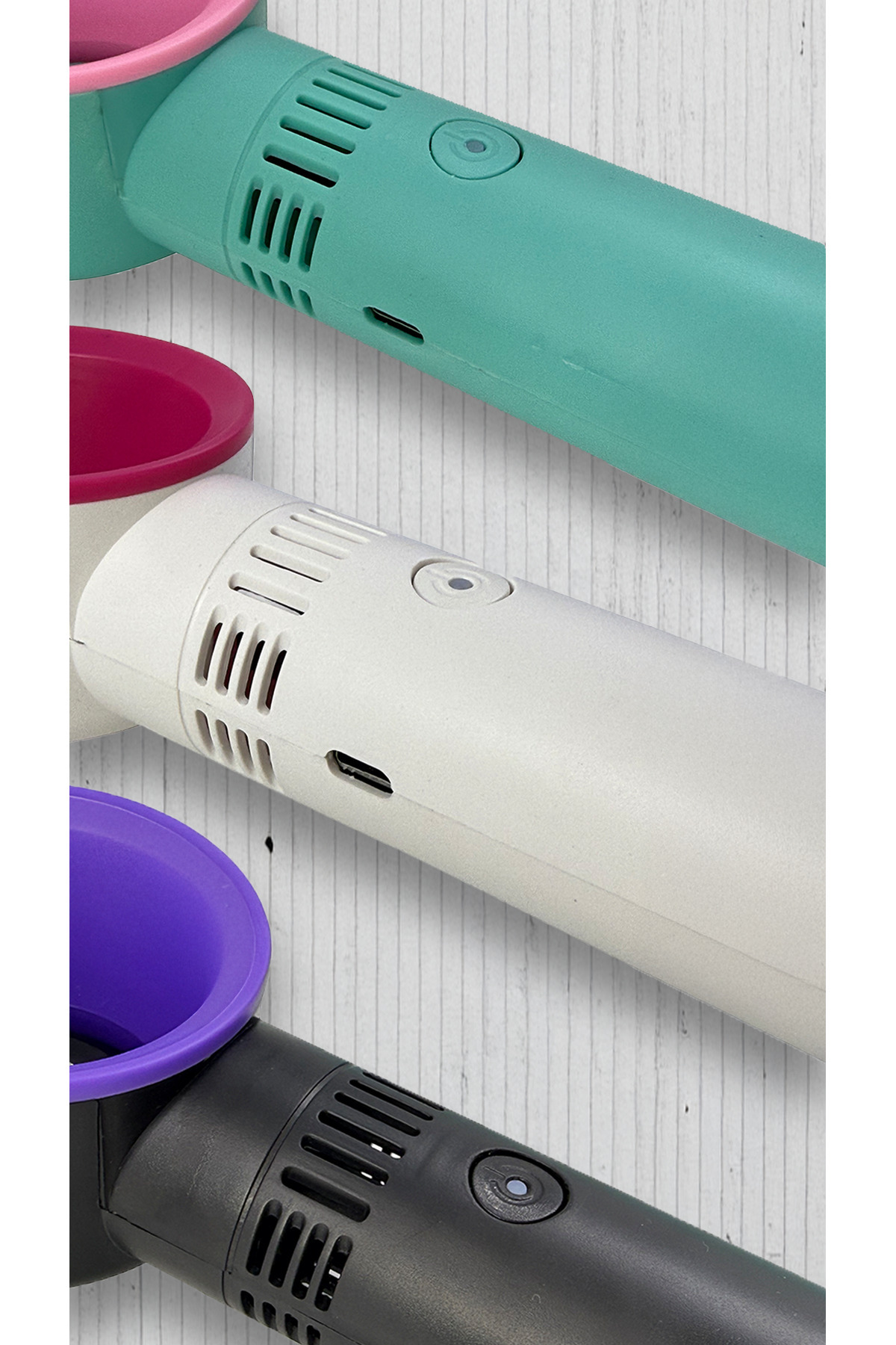 Kiwi Kfan-7610 Şarjlı Ultra Sessiz Pervanesiz Taşınabilir El Fanı ...