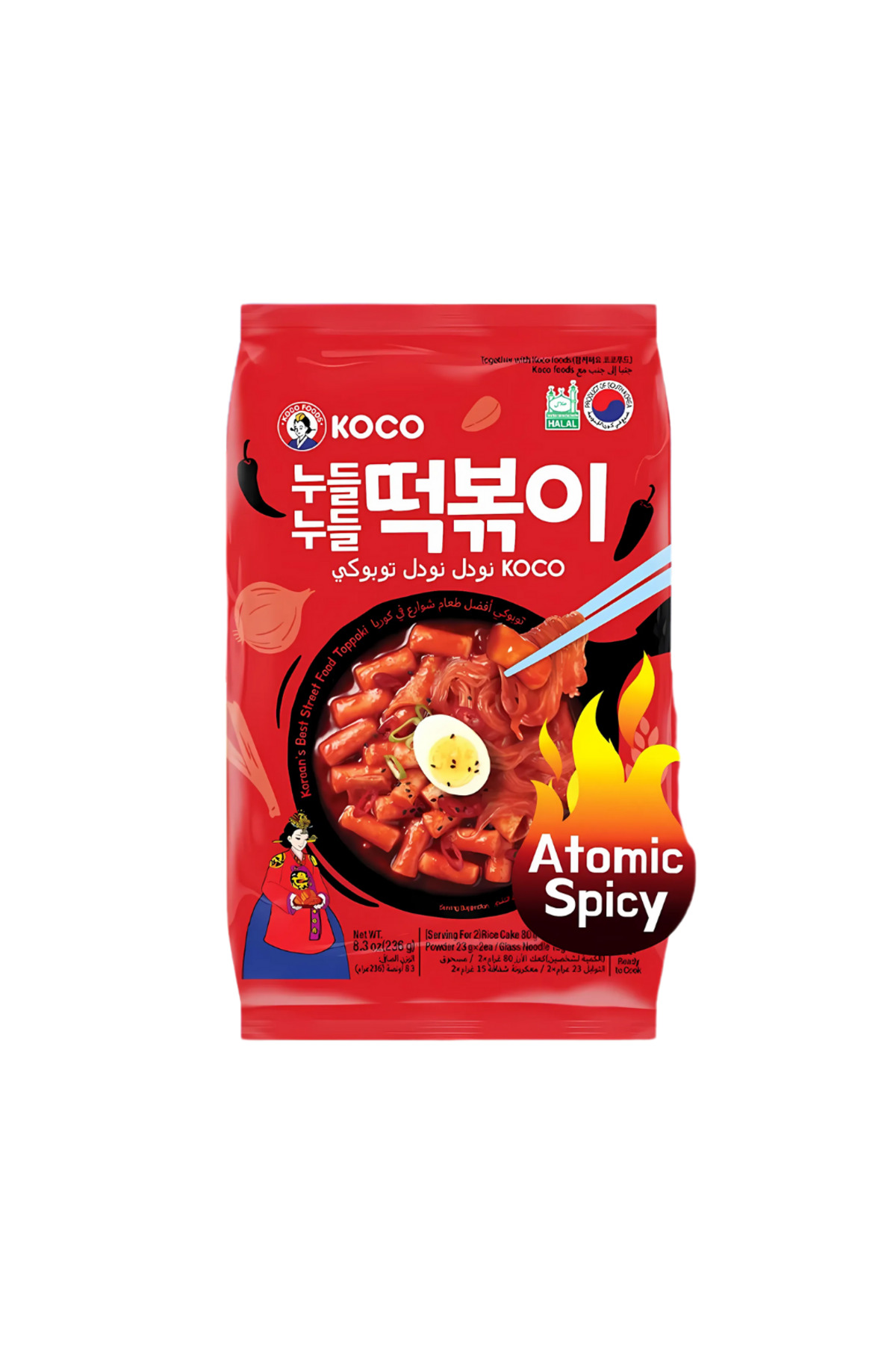 Koco Foods Koco Noodle Toppoki Atomic Spicy Flavour 236g - Fiyatı ...