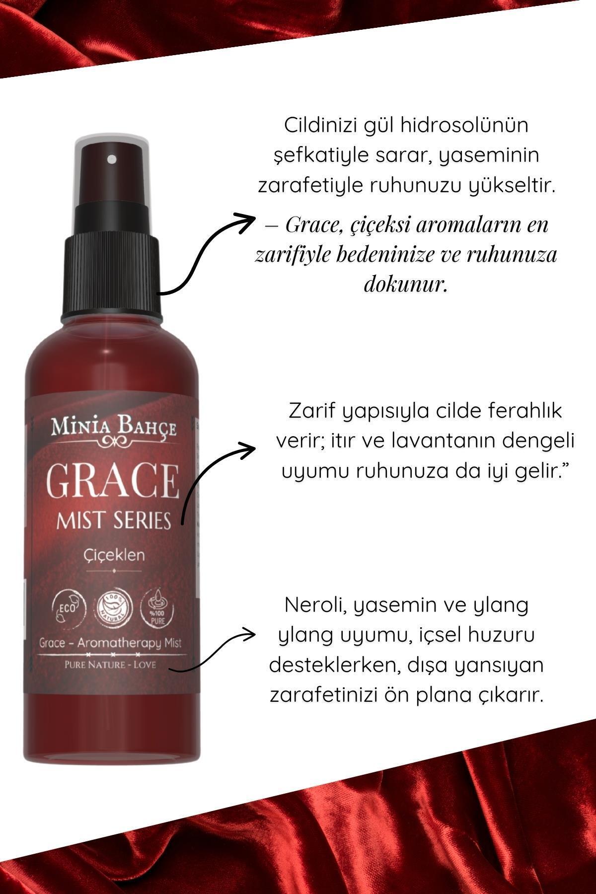 Minia Bahçe Bitki ve Sanat Atölyesi GRACE Mist Gül Hidrosolü ve ...