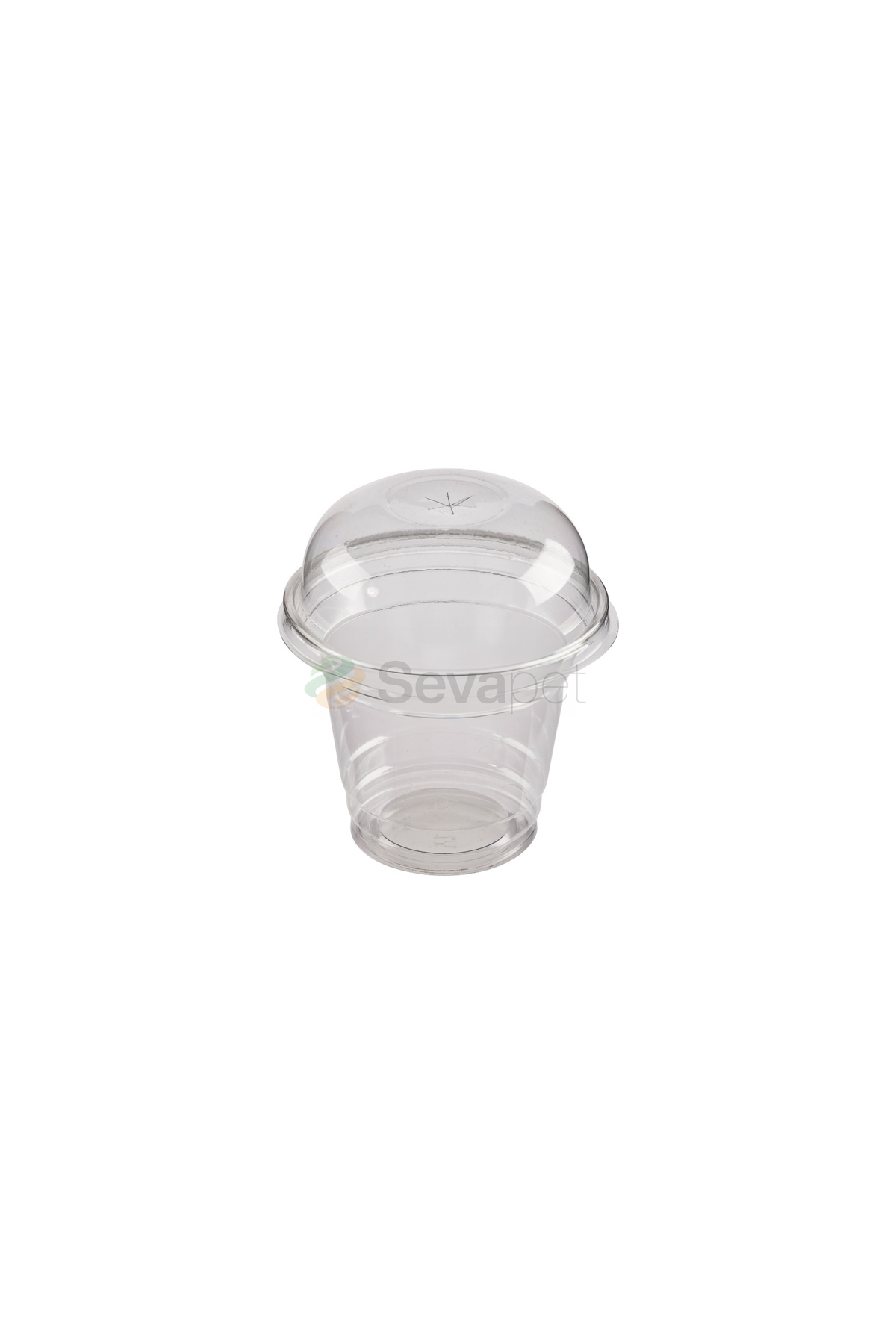 SEVAPET 8oz 250cc Plastik Pet Bardak Bombe + Delik Kapaklı 100 Adet ...
