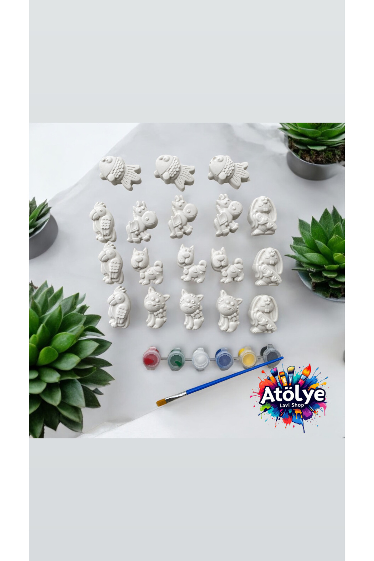 Atölye Lavi Shop Hayvanlar Alemi (18’LI) Anne Çocuk Yetişkin Etkinlik ...