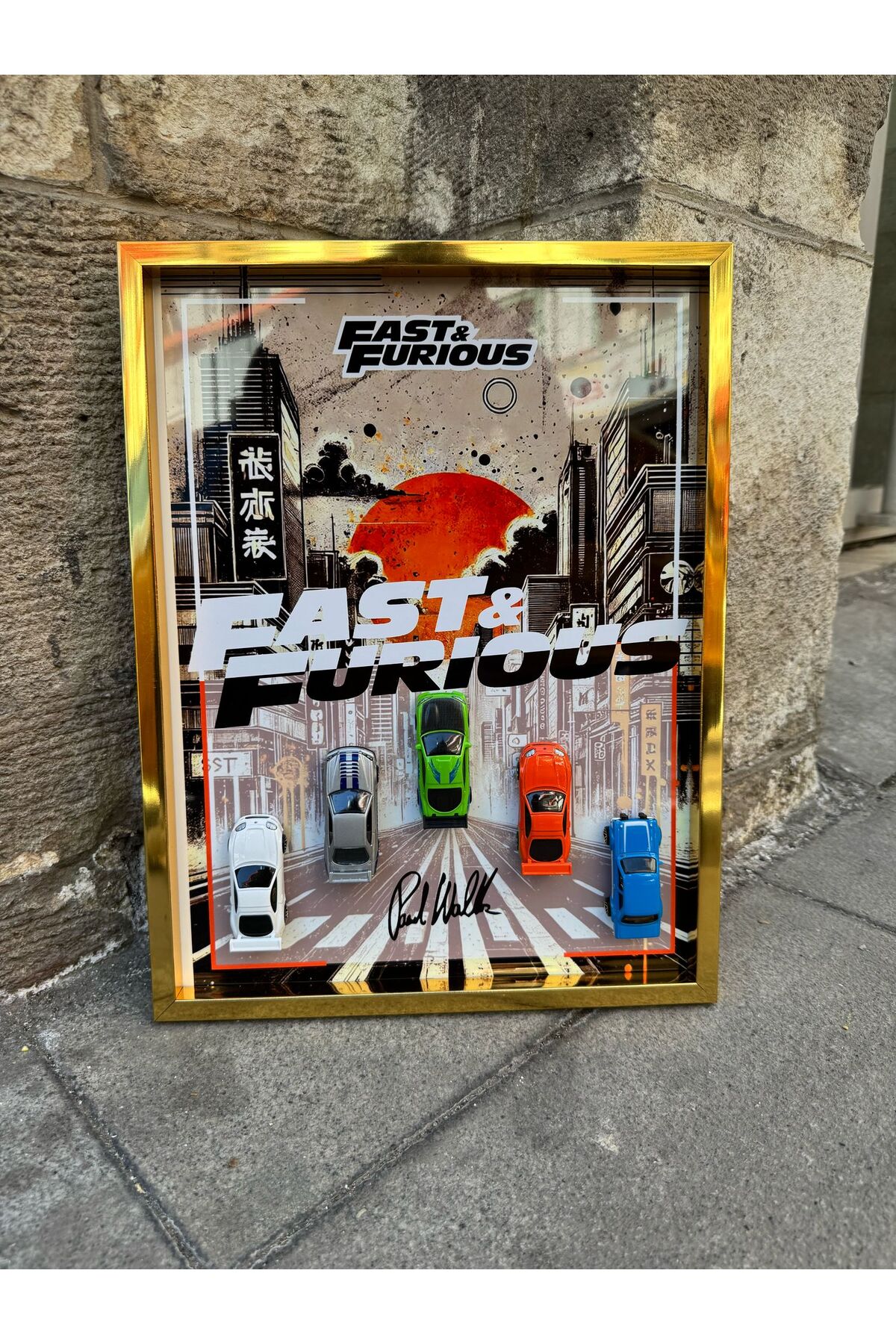 HOT WHEELS Brian Oconner Set 30x40 CM Çerçeveli Özel Tasarım - Fiyatı ...