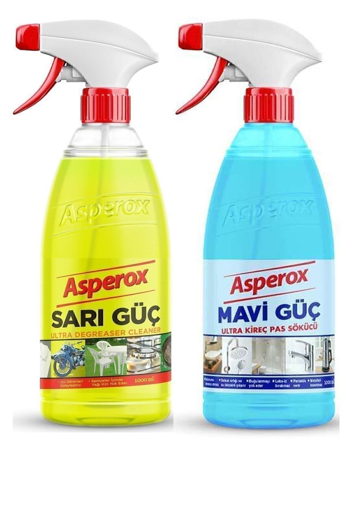 ASPEROX Sarı Güç Sprey 1000 ml + Mavi Güç Sprey 1000 ml - Fiyatı, Yorumları