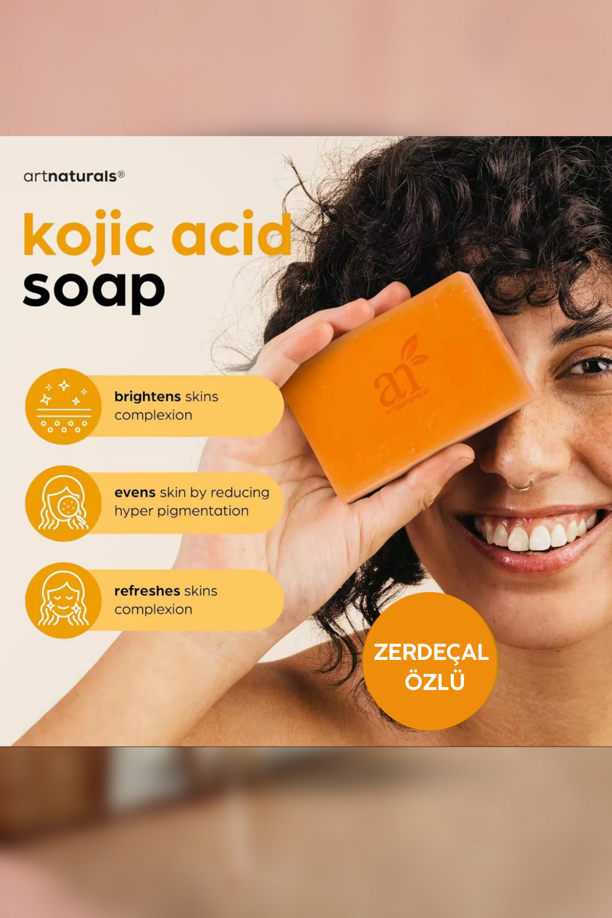 VERANT Kojik Asit Sabunu (Zerdeçal Ve Kojik Asit) Leke ve Kırışıklık ...