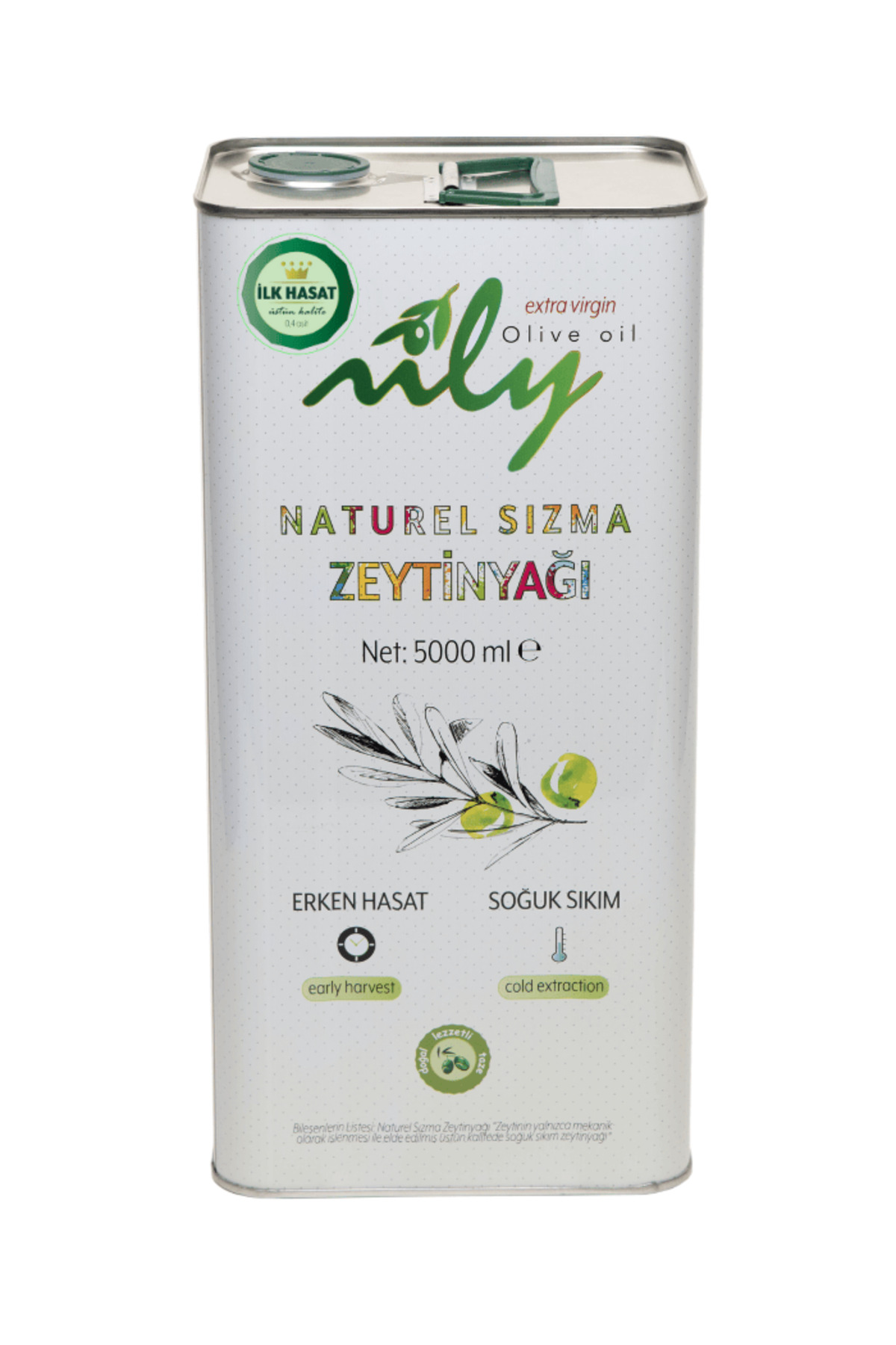 Nily (YENİ SEZON 2025-2026) İlk Hasat Soğuk Sıkım Naturel Sızma ...