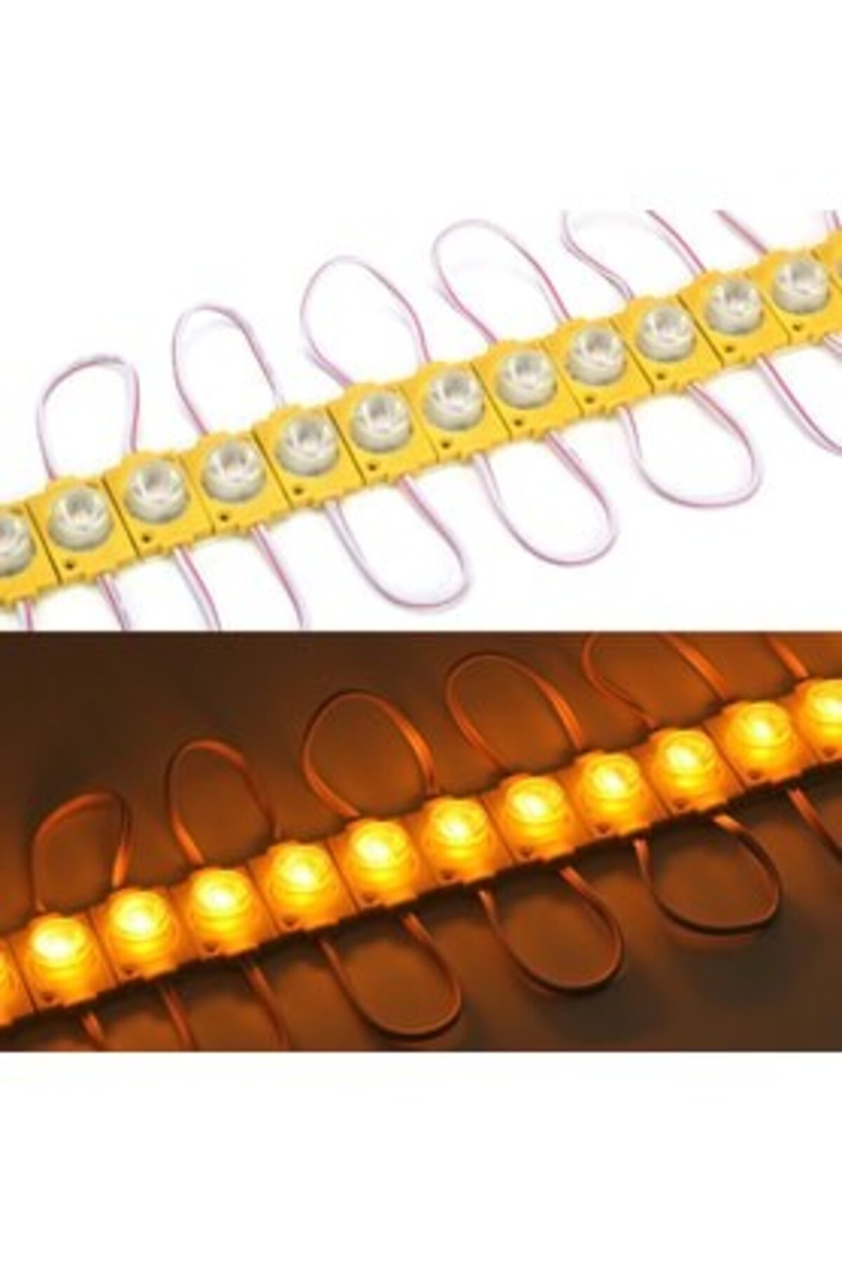 BALP Led Modül Sarı Tekli Led Mercekli 12v Dc 1,5w İp 65 5 adet ...