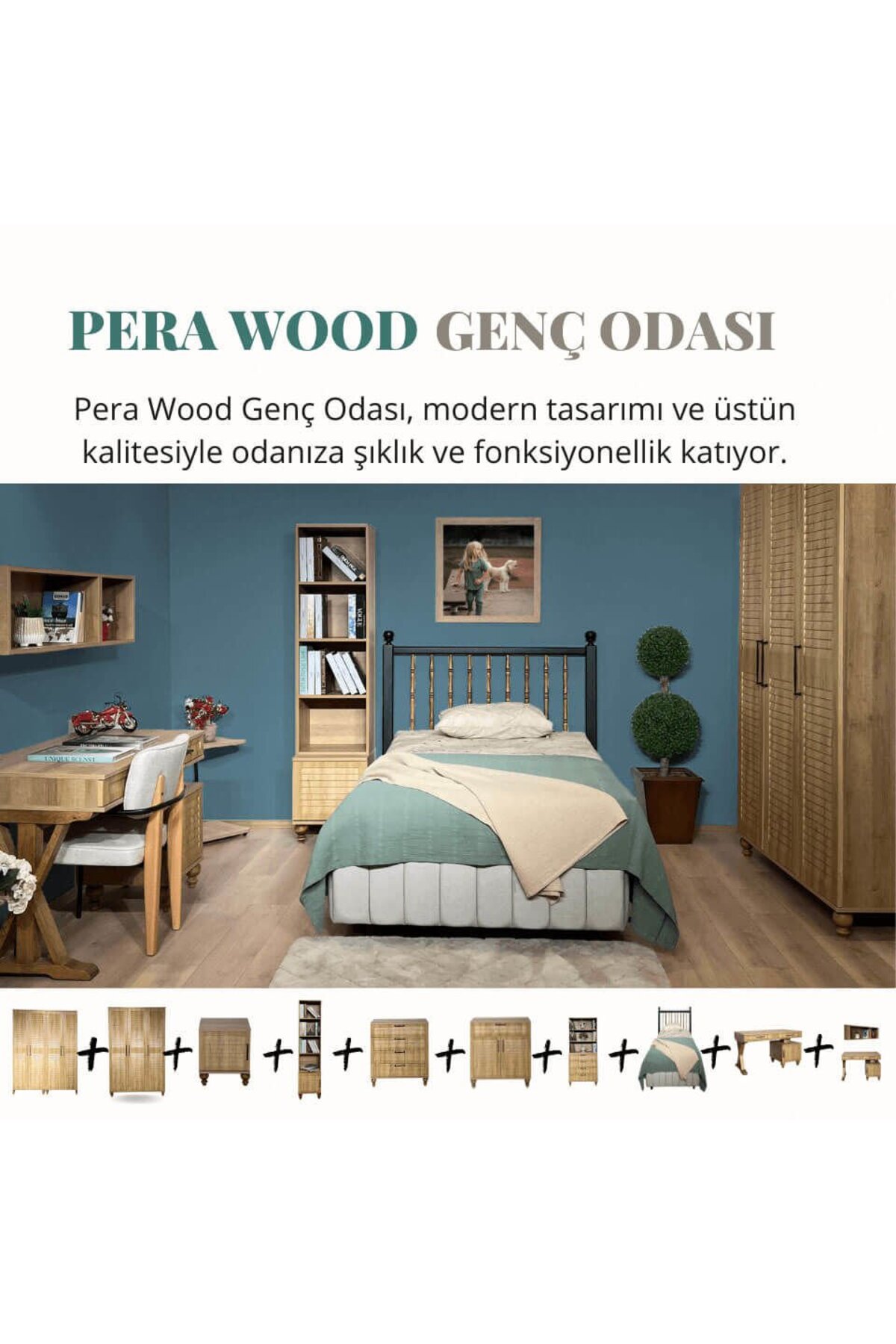arionkids Pera Wood Genç Odası - Fiyatı, Yorumları
