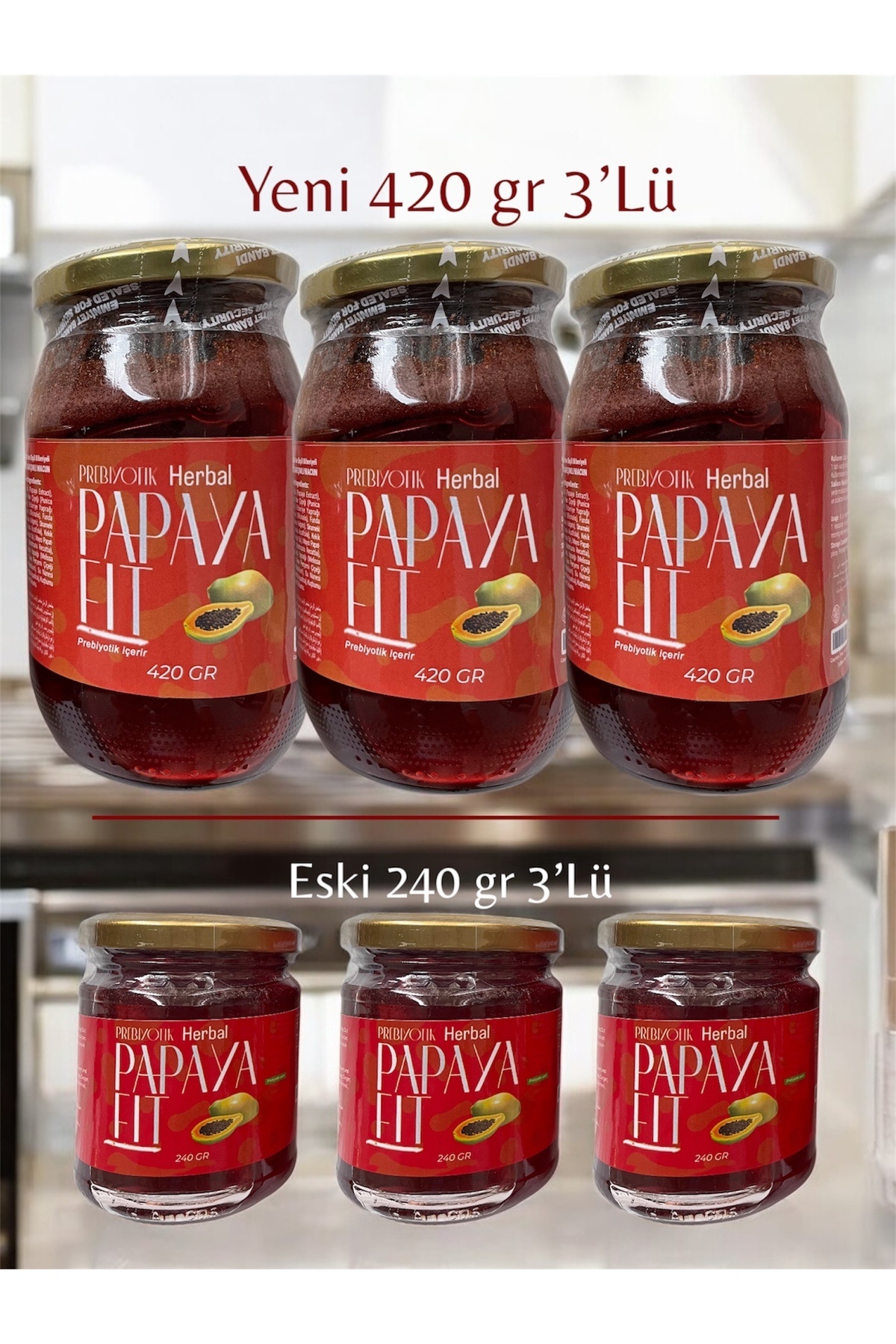 PAPAYA Fit Herbal Bitkisel Macun 3’lü Set 240 gr X 3 Ve (DETOX-KAYISI ...