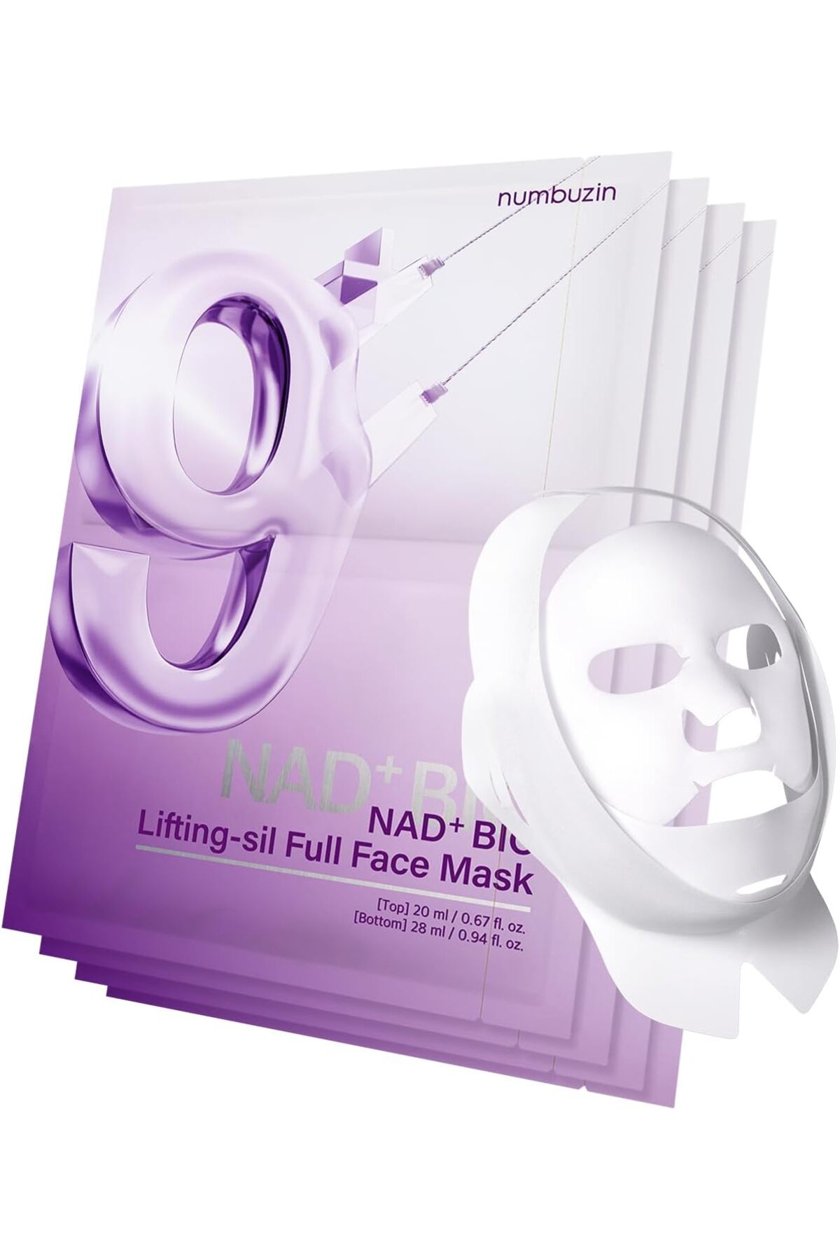 NUMBUZN No.9 Sheet Mask | NAD+ BIO Lifting Full Face Mask- Trendyol