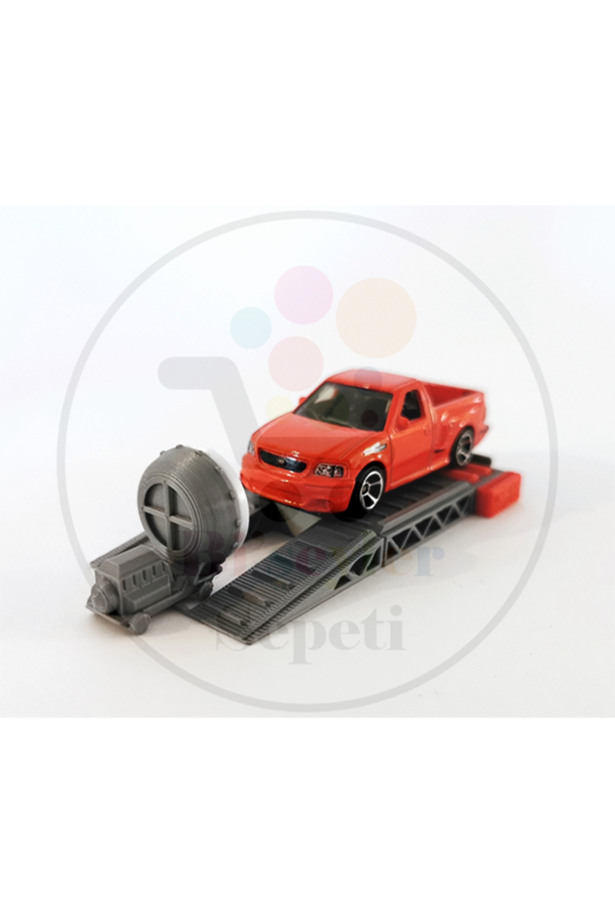 Bi'şeyler Sepeti 1:64 Dynamometer Dyno Diorama Diecast Model (ARAÇ ...