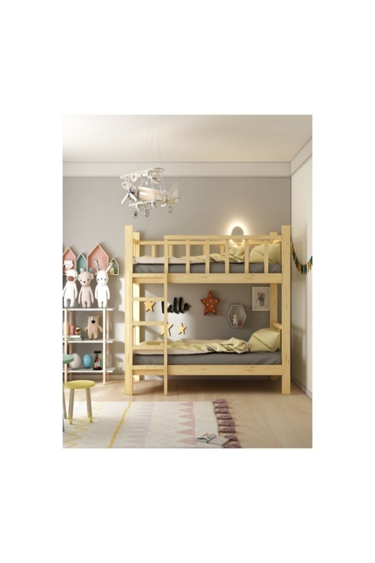 Timber'sTeam Woody Montessori Yatak Ranza Doğal Ahşap - Fiyatı, Yorumları