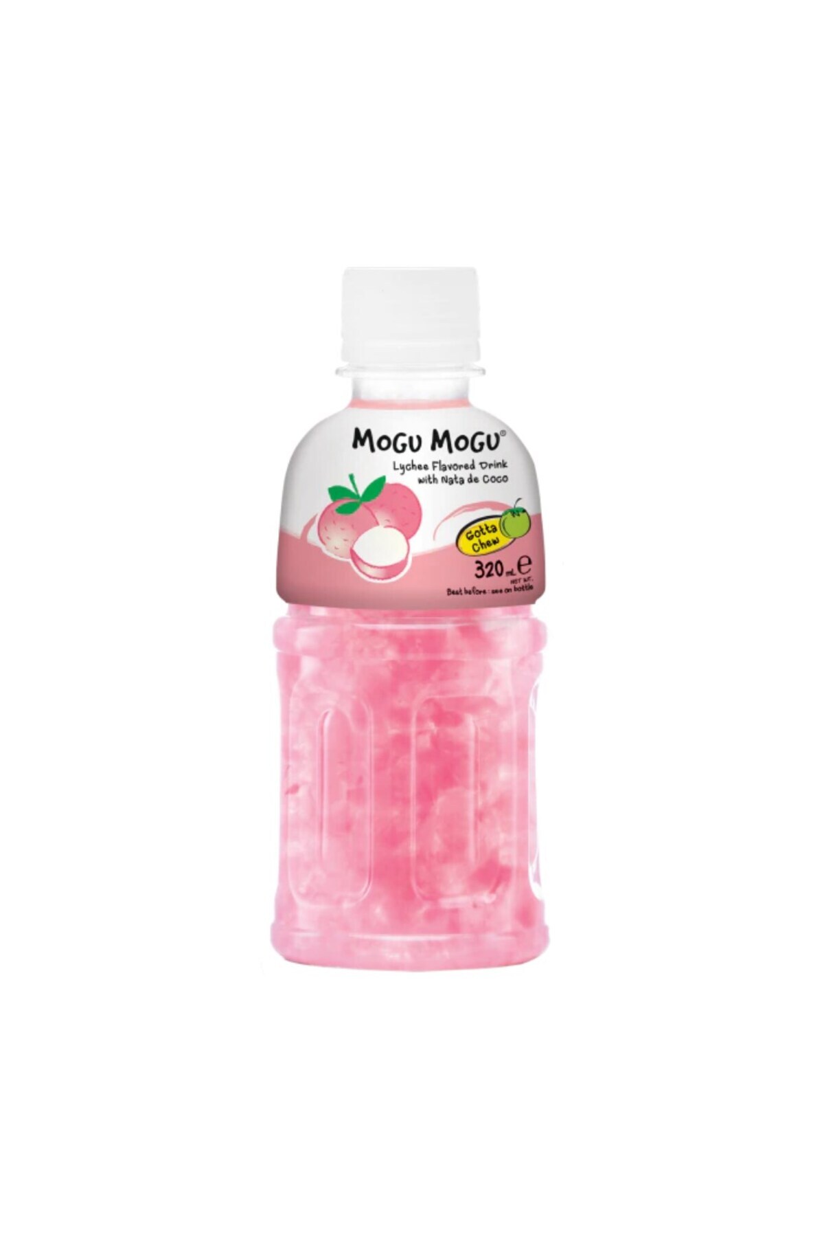 mogumogu Mogu Mogu Lychee Flavored Drink with Nata de Coco 320ml ...