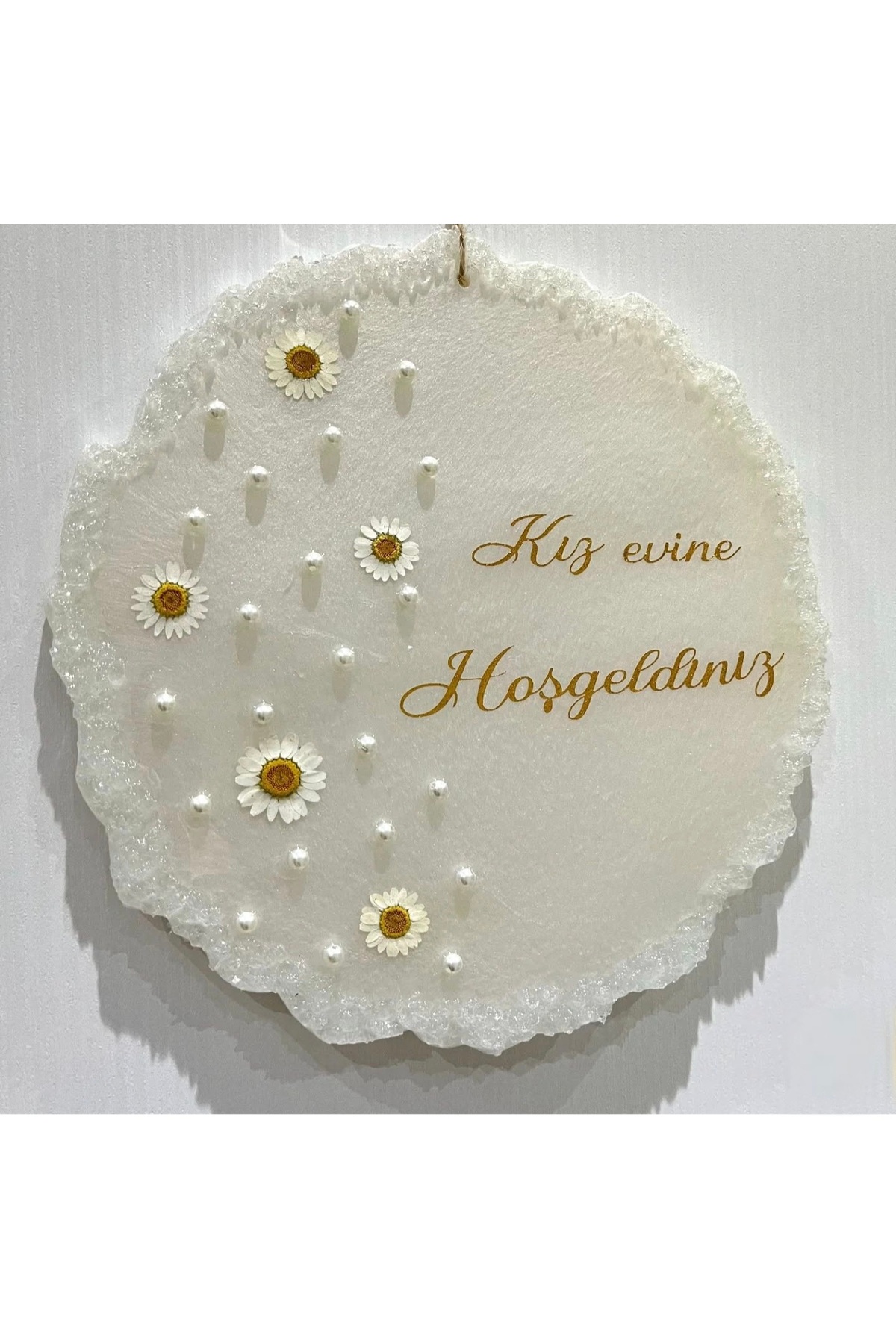 epoksi El Yapımı Epoksi Kapı Süsü - Kız Evine Hoşgeldiniz Tasarımı ...