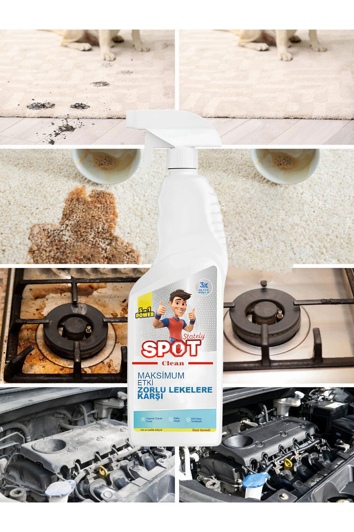 stately spot clean Leke Çıkarıcı Spot Clean Stain Remover Forte 750 ml ...
