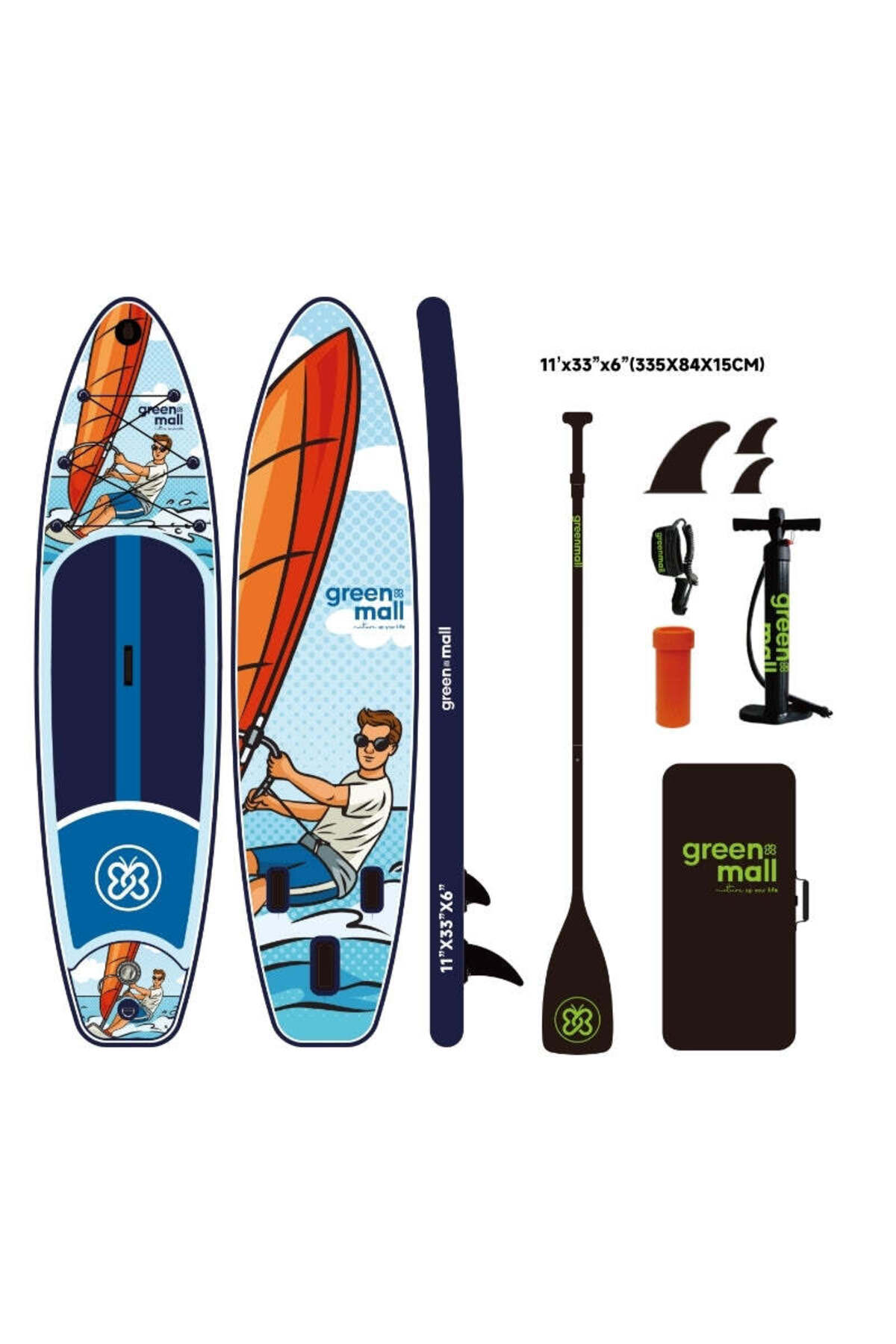 Greenmall Wind Catcher Paddle Board / Sup Board 335 cm - Fiyatı, Yorumları