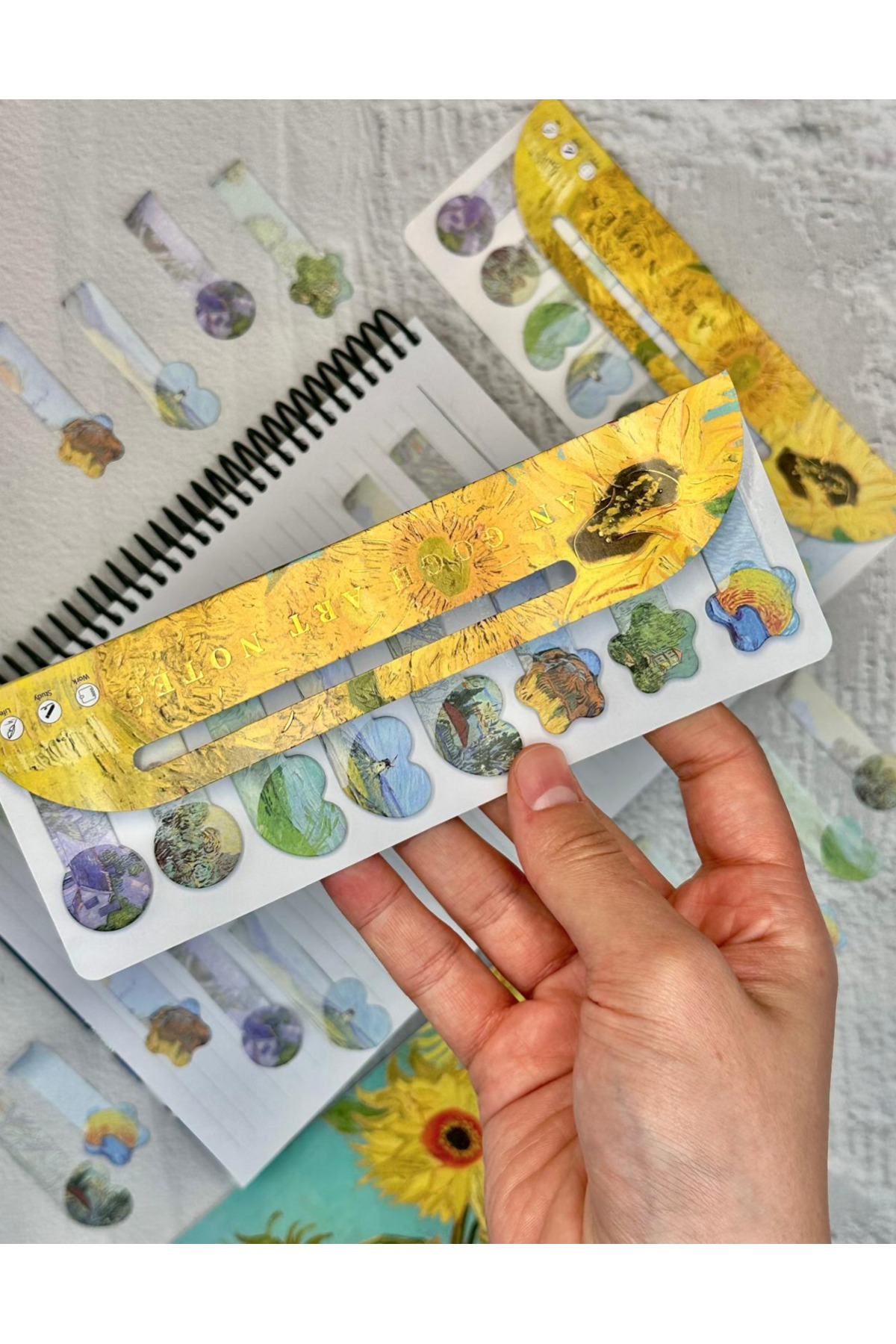 ZeCo Collection Sanat Tutkunları İçin Van Gogh Temalı Postit Sarı ...