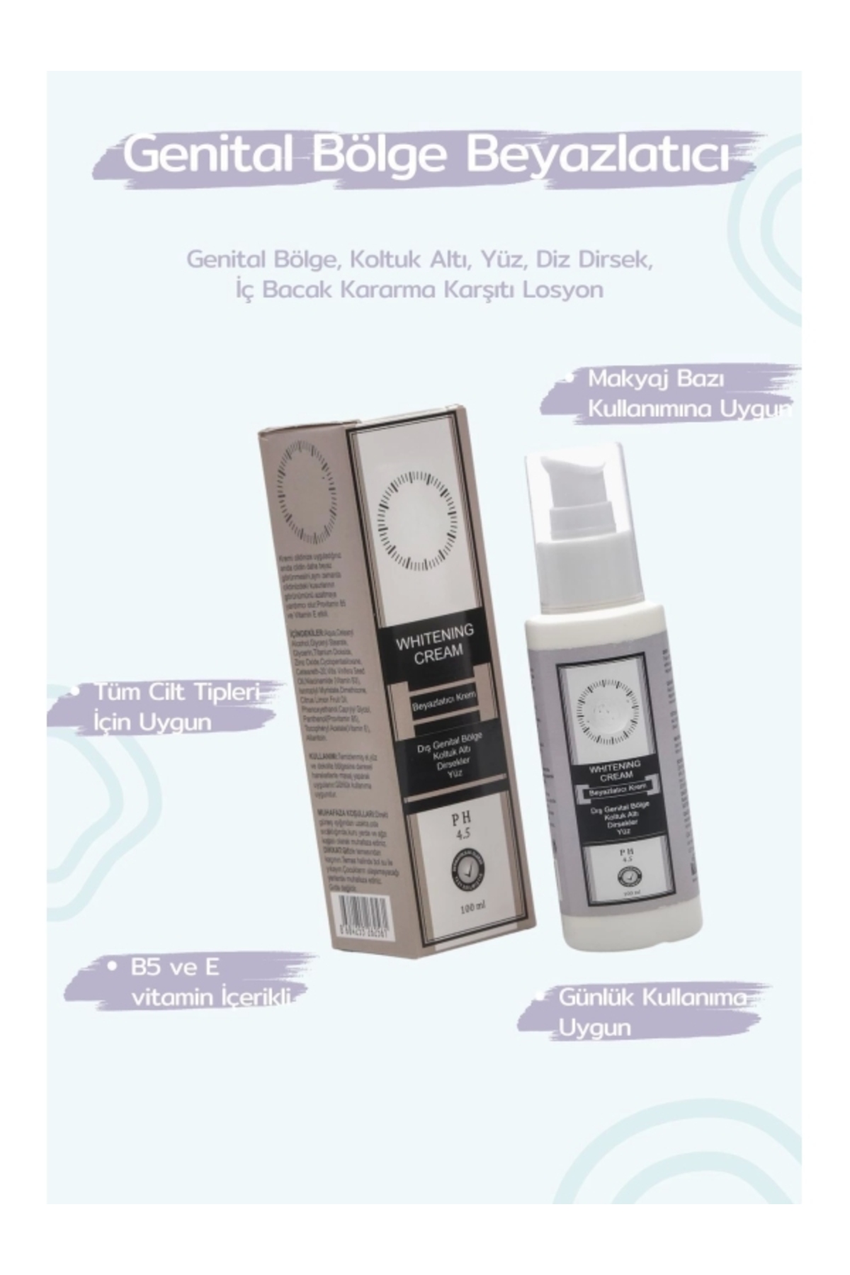 Findify Store Secret Slim Genital Bölge Beyazlatıcı Intim Losyon Bikini Bölgesi, Koltuk Altı ...