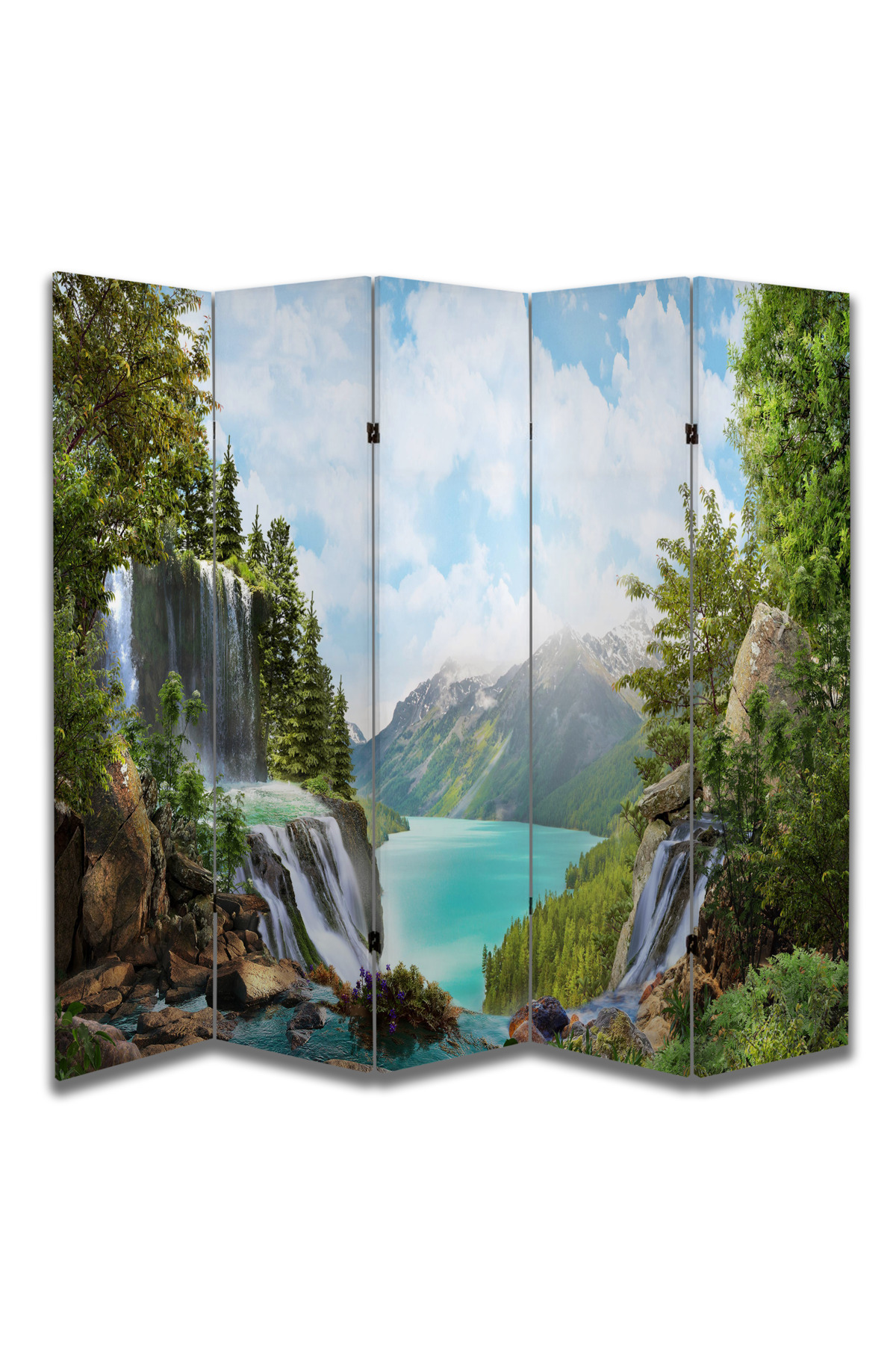 dbsanat Manzara Temalı Özel Tasarım Paravan Room Divider 180 x 200 cm ...