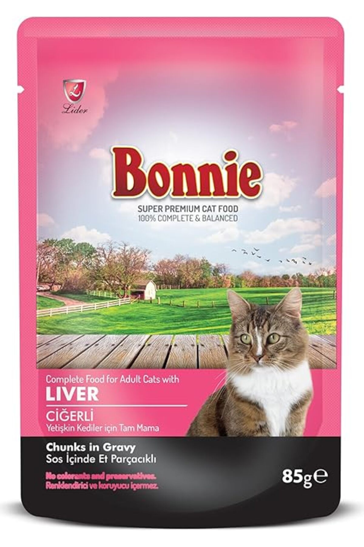 Bonnie Kuzu Etli Cigerli Pouchjelly Kedi Kons. 85 gr - Fiyatı, Yorumları