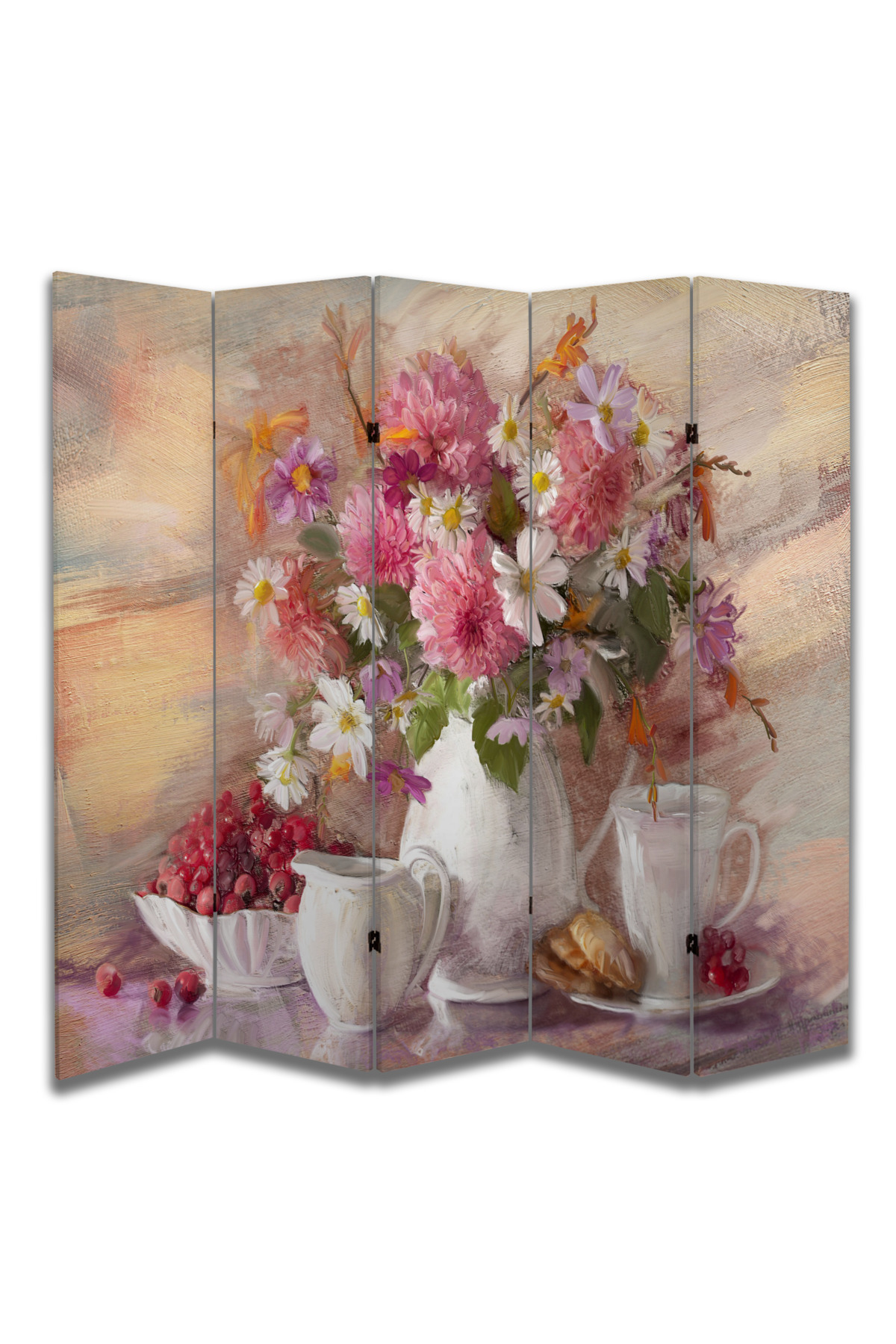 dbsanat Doğa Temalı Özel Tasarım Paravan Room Divider 180 x 200 cm ...