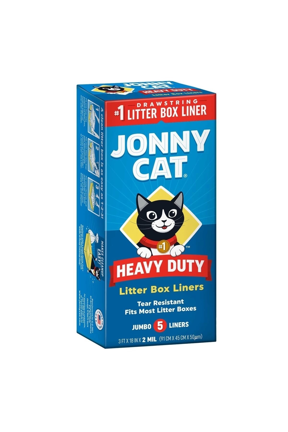 ziploc Jonny Cat Heavy Duty Litter Box Liners 91 cm x 45 cm - Fiyatı ...