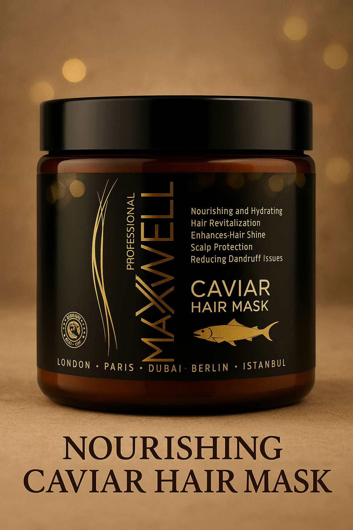 Maxwell Caviar Hair Mask 500 ml Havyarlı Saç Maskesi Hızlı Uzamaya ...