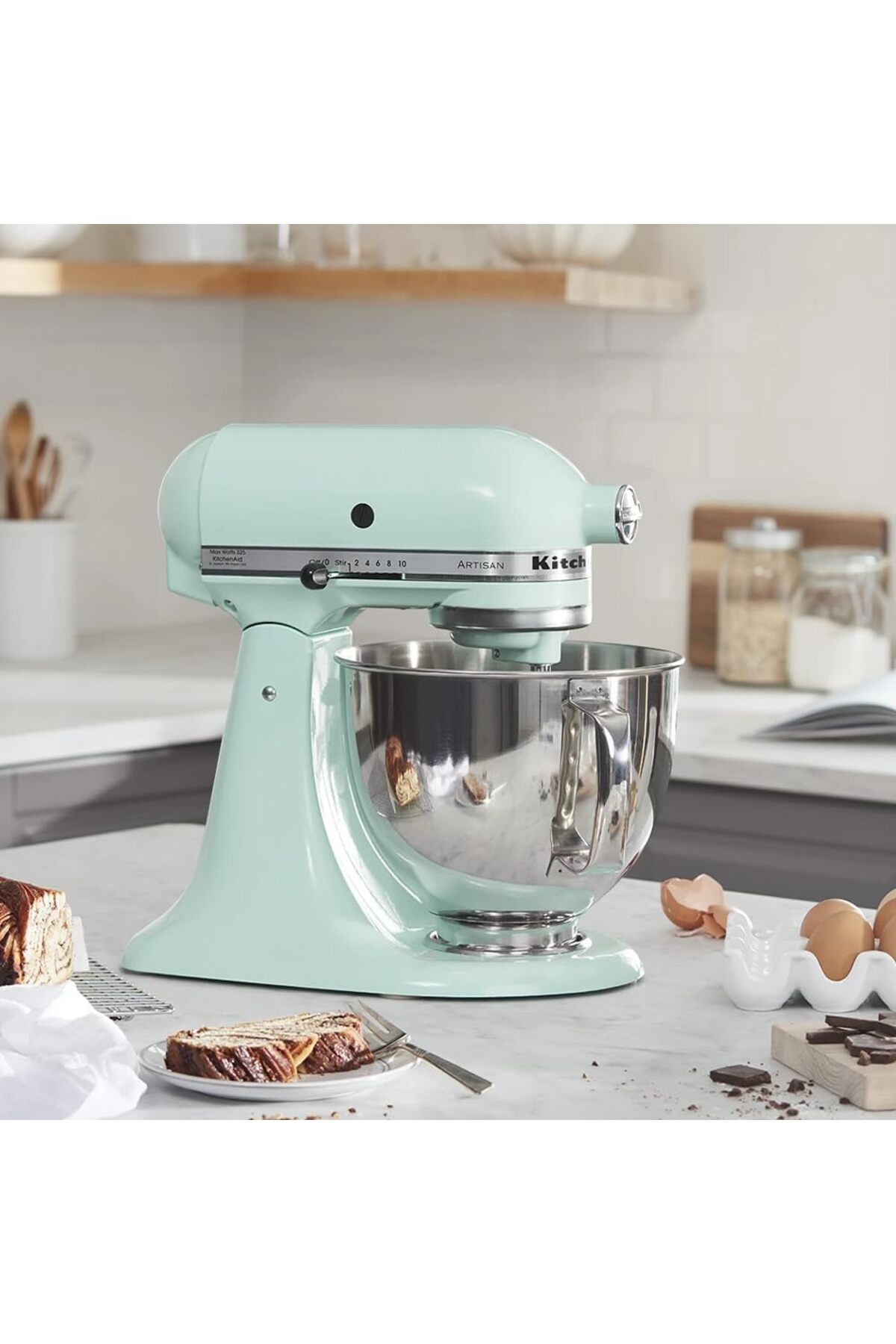 Kitchenaid Artisan 5KSM175PSBIC Ice Blue 4.8L Stand Mixer- Trendyol