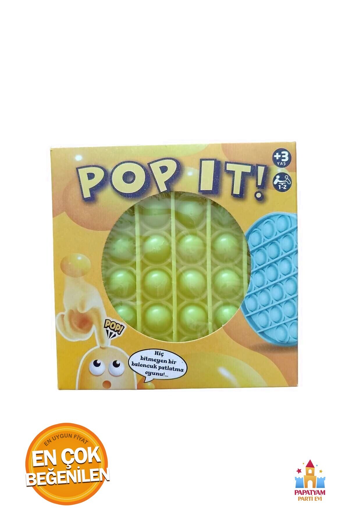 PapatyamPartiEvi Rainbow Color Popit Stress Toy One Piece - Special ...