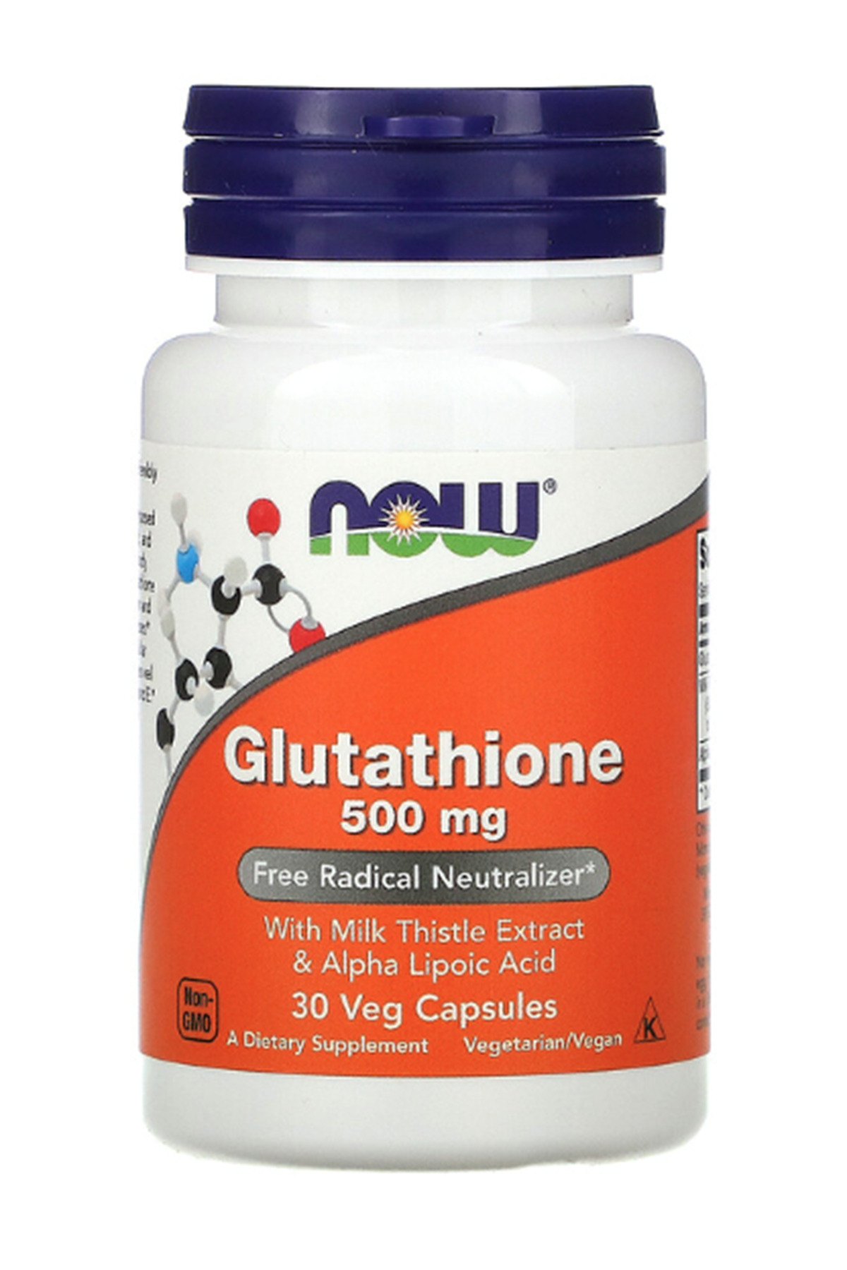 Now Foods , Glutathione, Milk Thistle Extract, Alpha Lipoic Acid, 500 ...